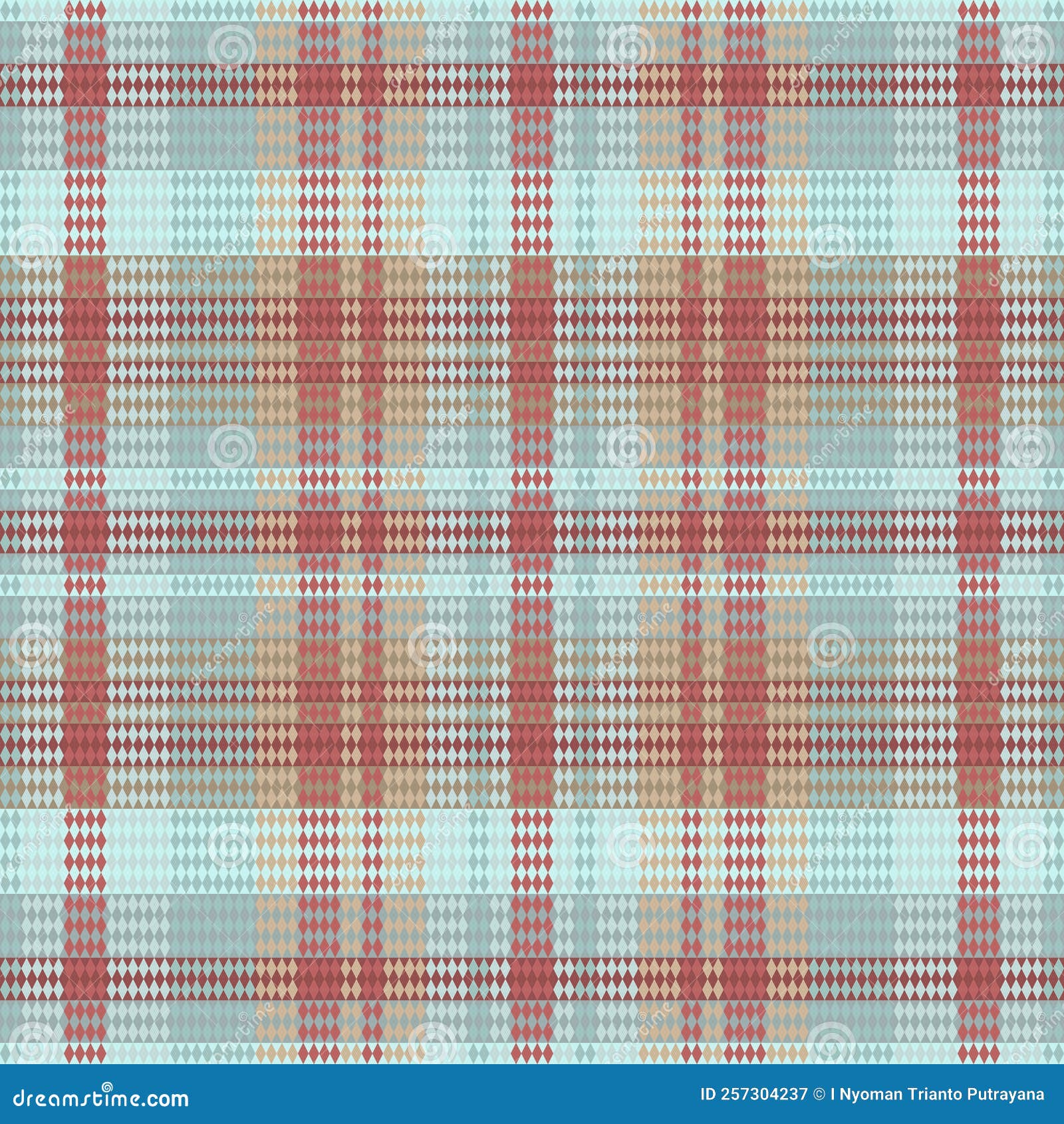 Tartan or Plaid Vintage Color Pattern. Stock Vector - Illustration of ...