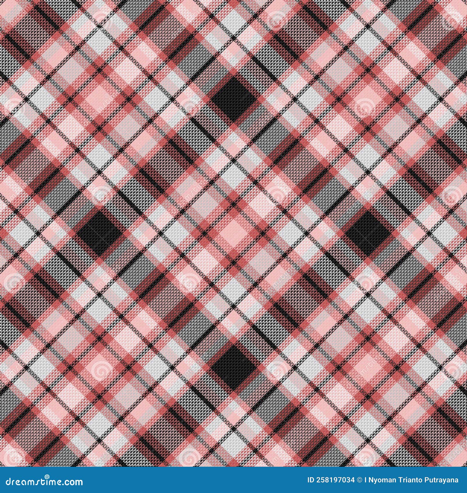 Tartan or Plaid Vintage Color Pattern. Stock Vector - Illustration of ...