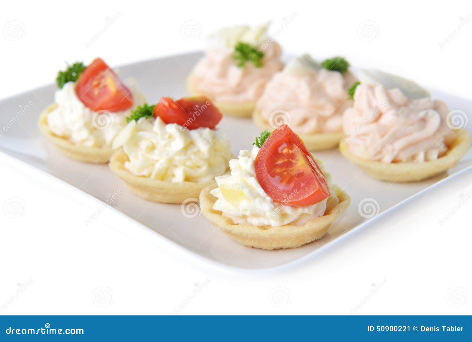 Tartlet with cream stock image. Image of garnished, pastry - 50900221