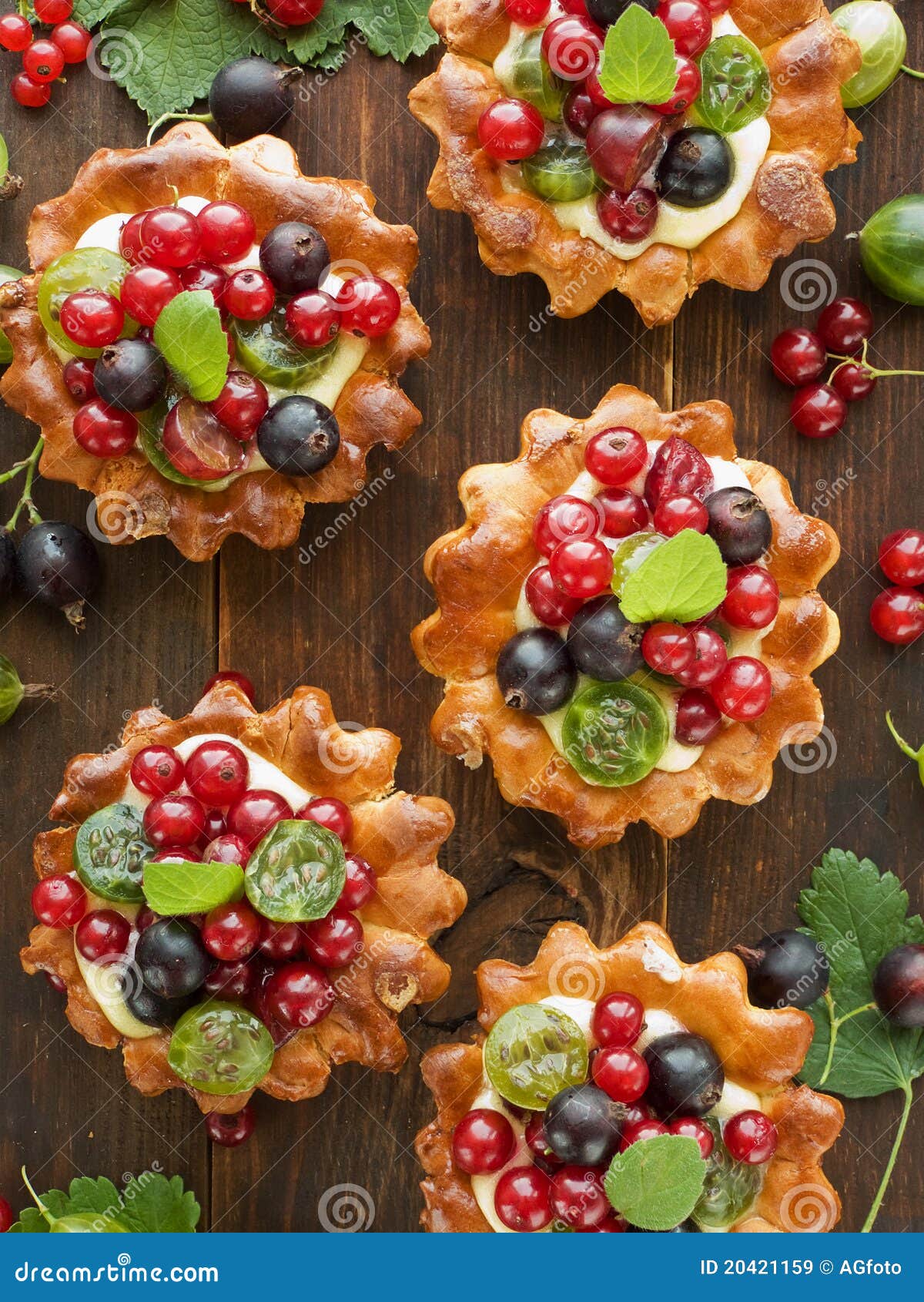 Tartlets stock image. Image of currant, bright, biscuit - 20421159