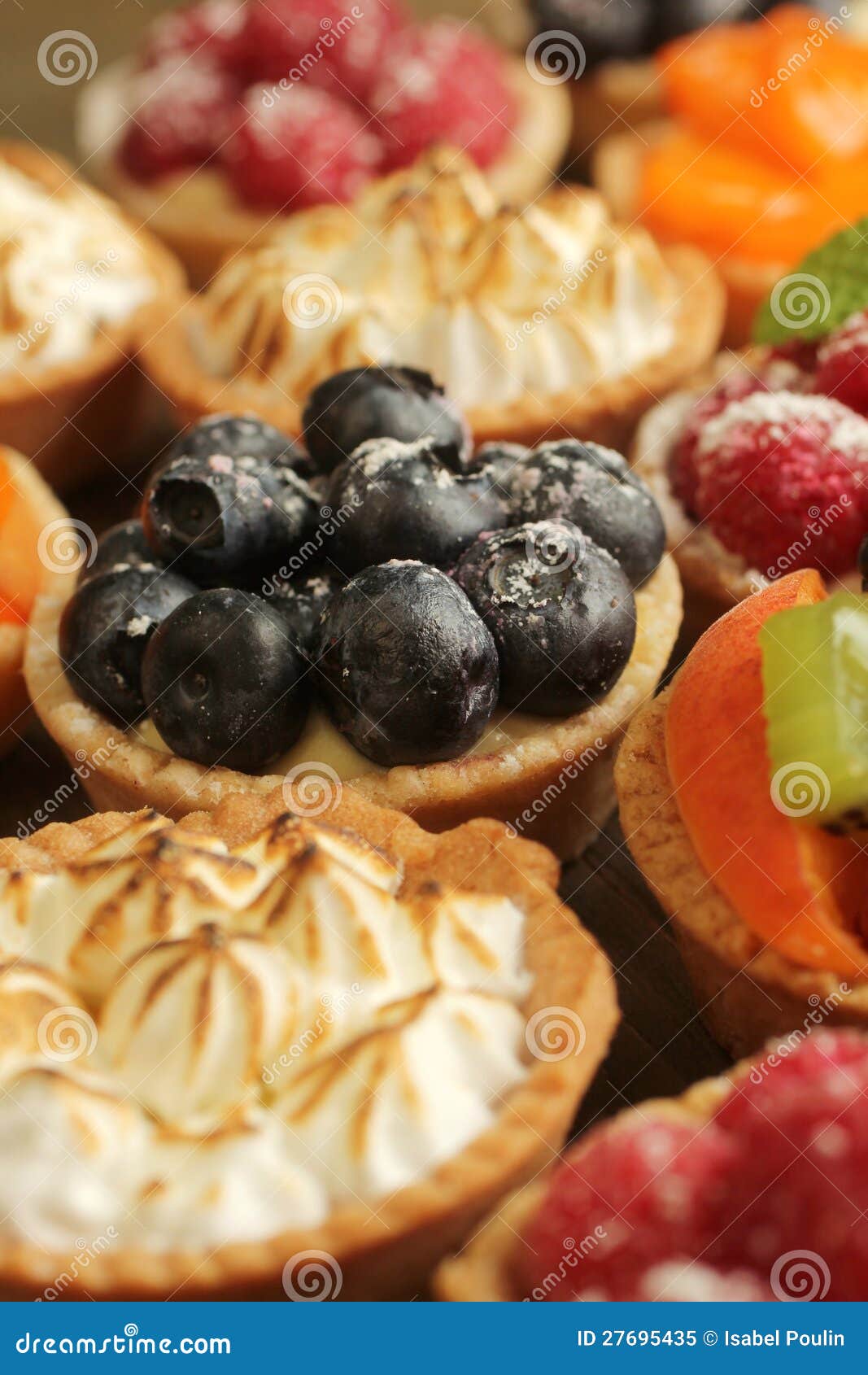 Tarts variety stock image. Image of crust, snack, fresh - 27695435