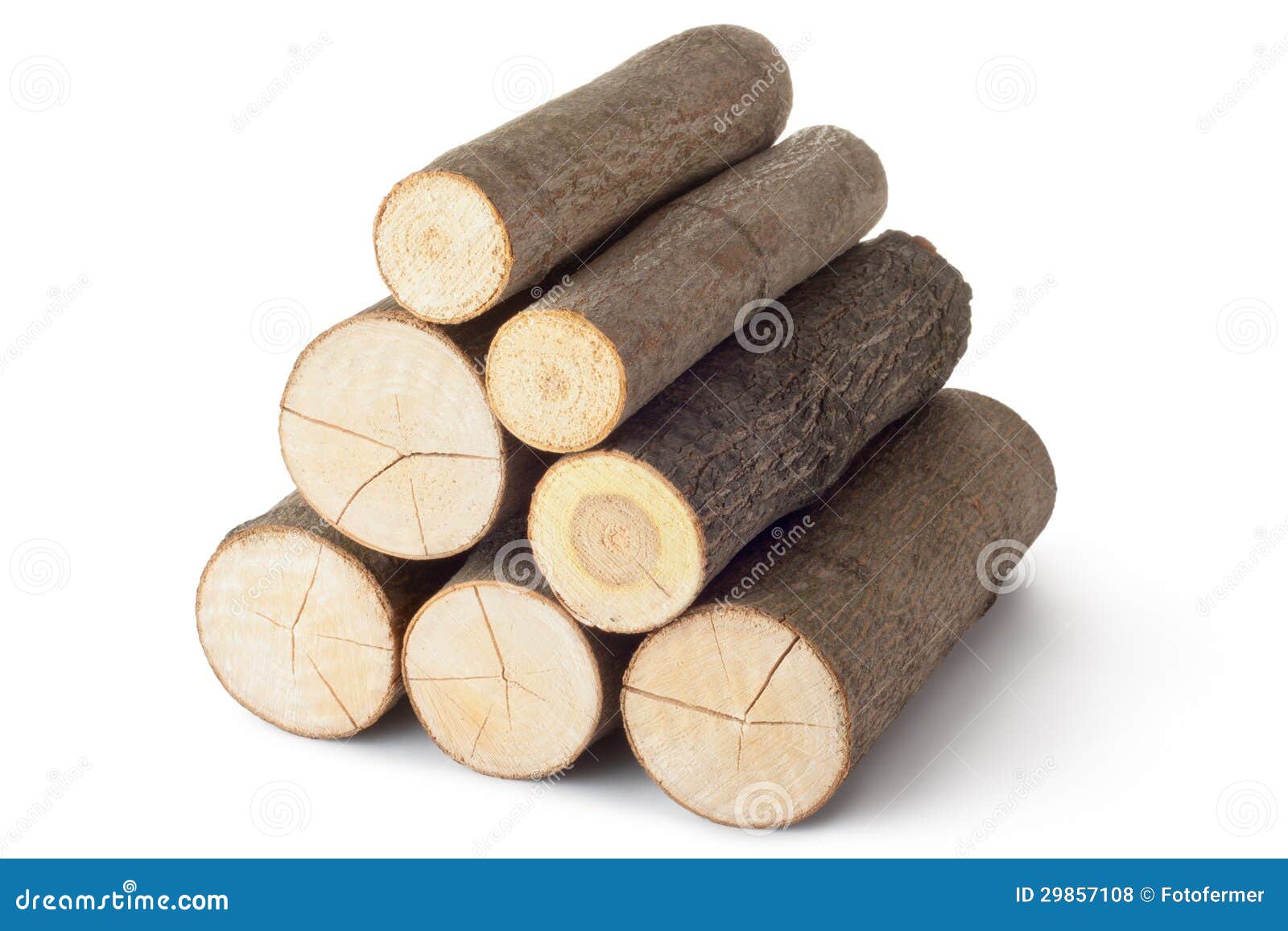 Tas de plusieurs rondins photo stock. Image du fermer - 29857108