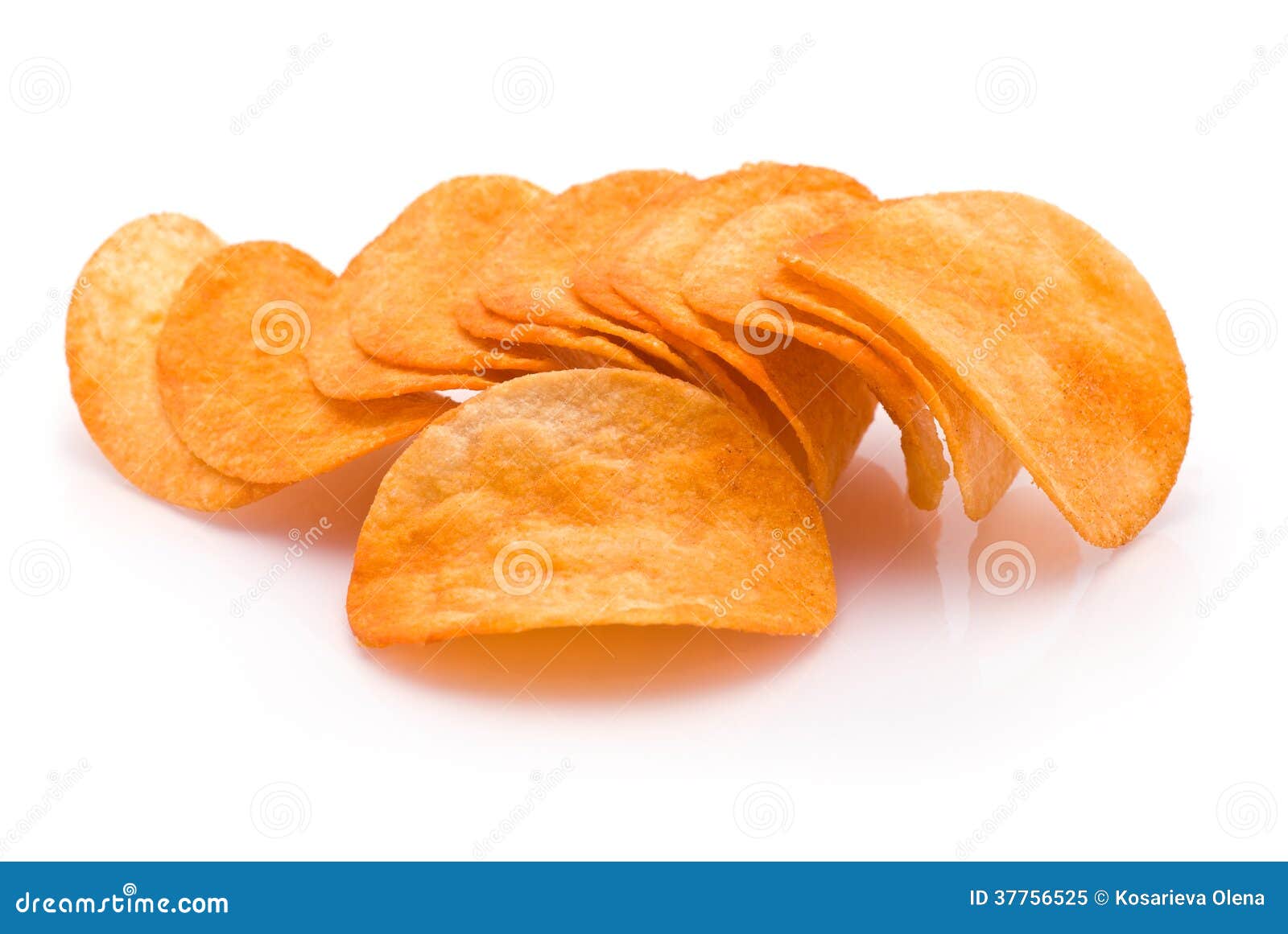 Tas des pommes chips image stock. Image du nourriture - 37756525