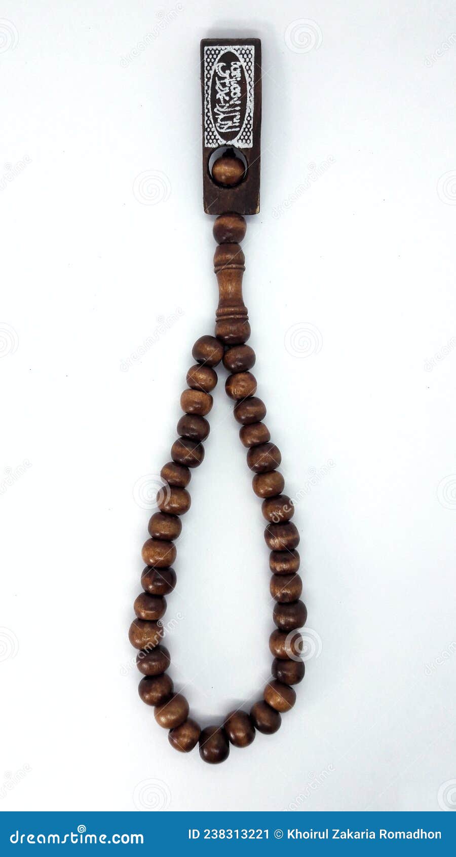 Tasbih Isolated Over White Background Stock Image - Image of iron ...