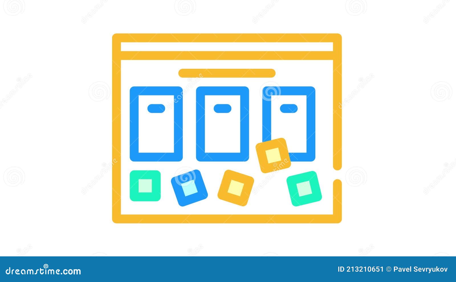 Task Board Color Icon Animation Stock Video - Video of task, desk ...