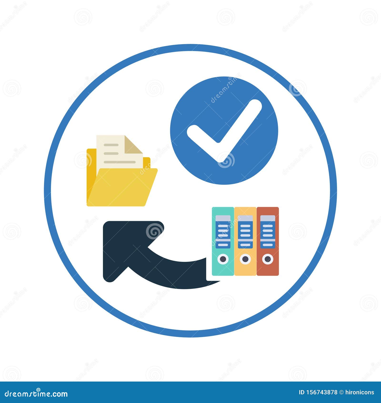 Task Complete, Job Done, Work Complete Icon Stock Illustration ...