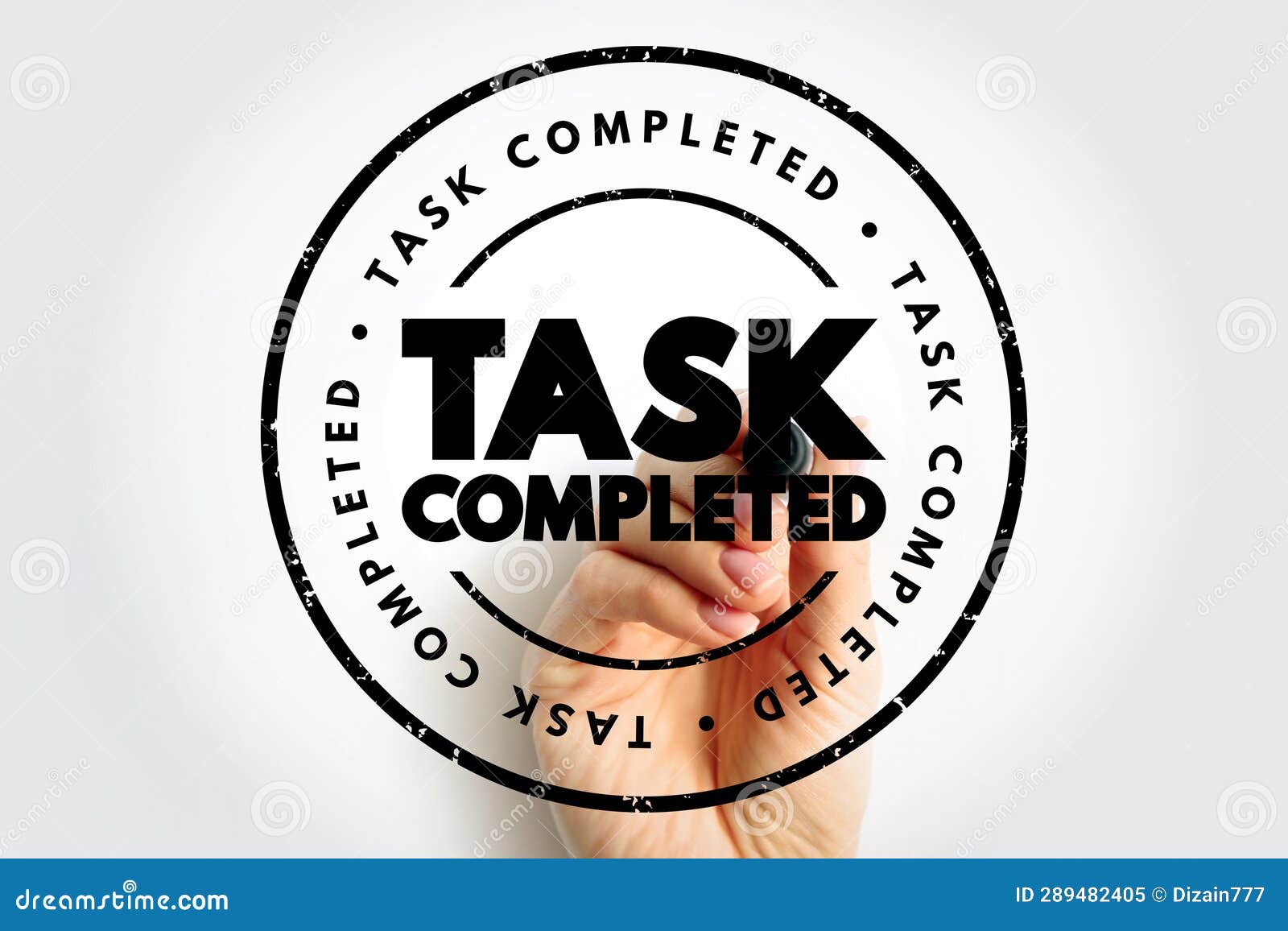 Task Completed Text Stamp, Concept Background Stock Image - Image of ...