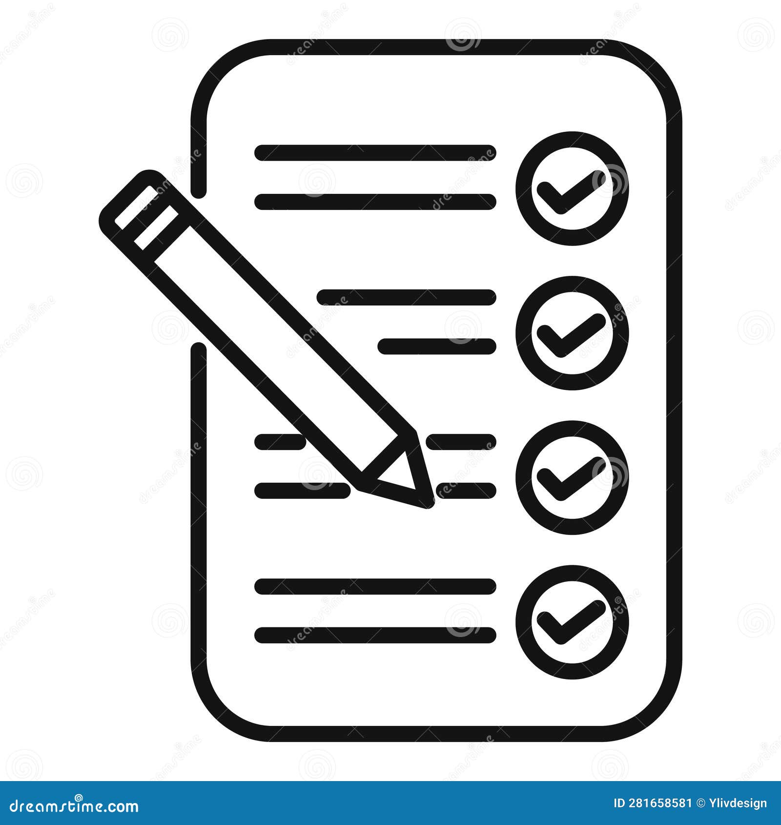 Task Done Icon Outline Vector. Event Time Stock Illustration ...