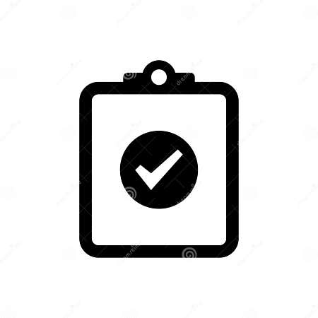 Task Done Icon stock vector. Illustration of task, vector - 192458609