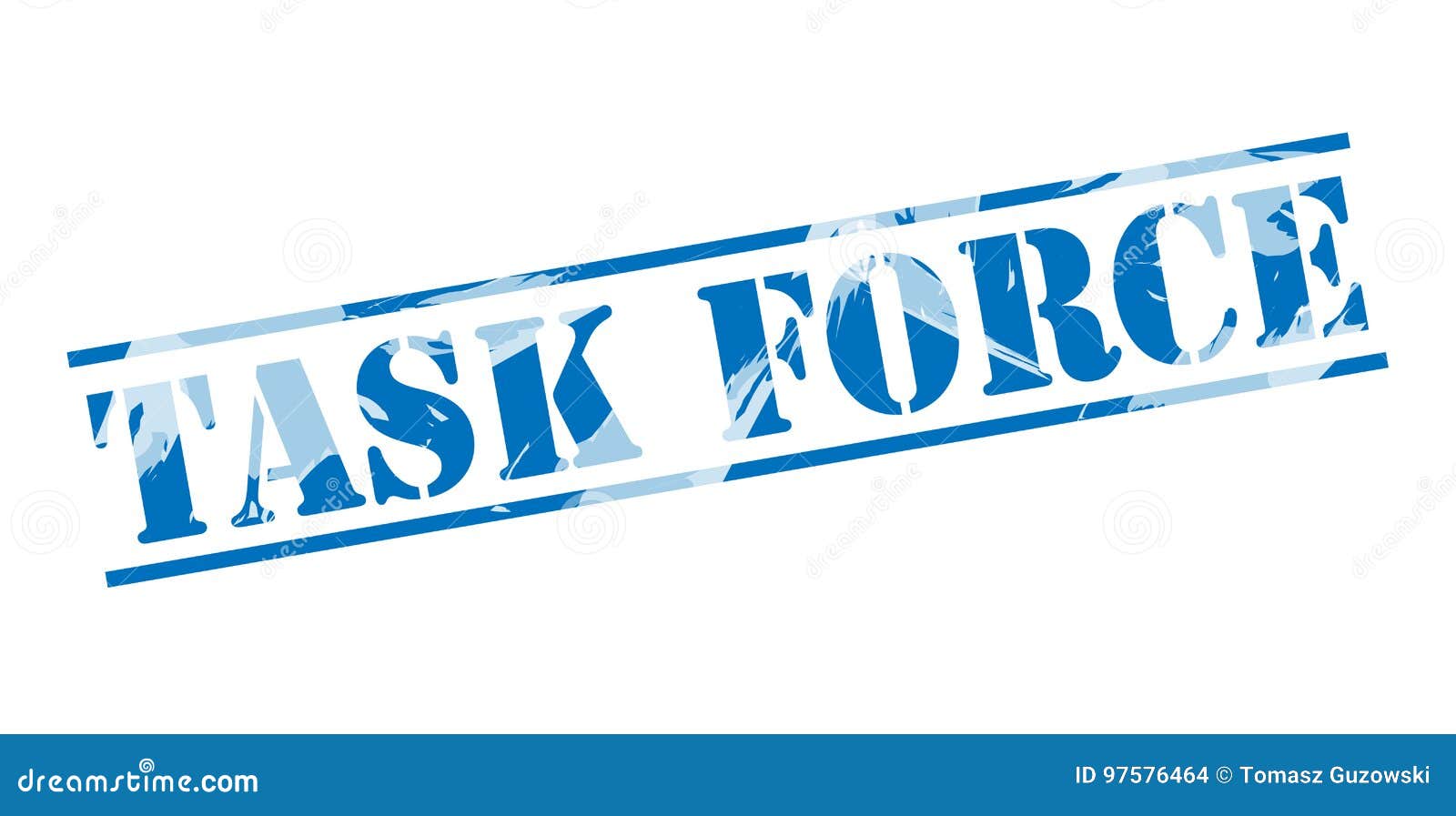 Task Force Rubber Stamp Cartoon Vector | CartoonDealer.com #103056635