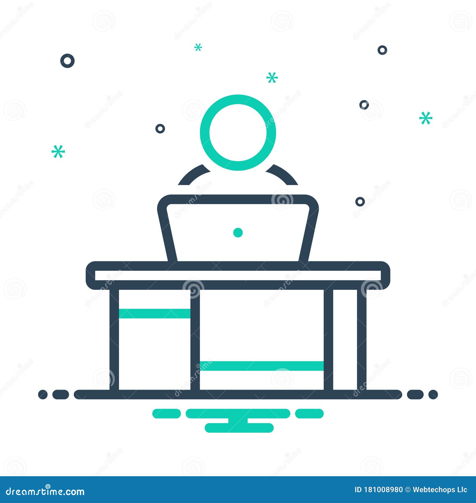 Mix Icon for Task, Action and Business Stock Vector - Illustration of ...