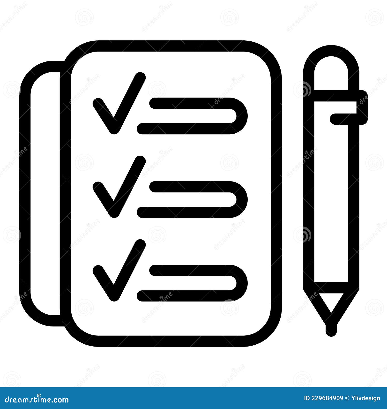 Daily Task Icon Outline Vector. Work Schedule Stock Vector ...