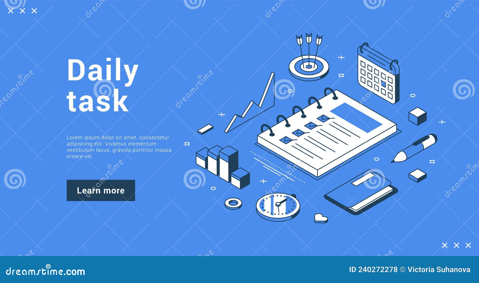 Daily Task List Business Work Planning with Pad Checkmark Schedule ...