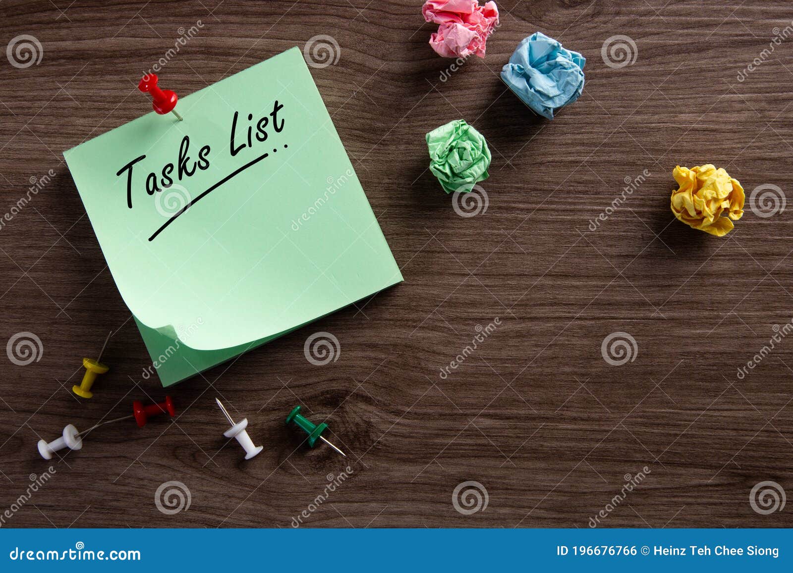 Task List Personal Organizer Management Reminder Stock Photo - Image of ...