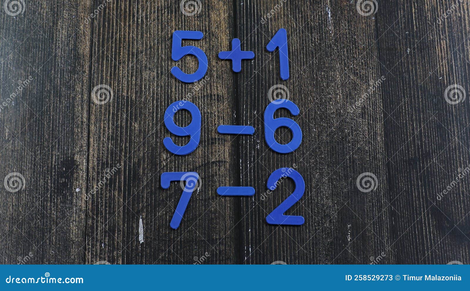 Task in Mathematics. Mathematics Problem for Children Stock Image ...
