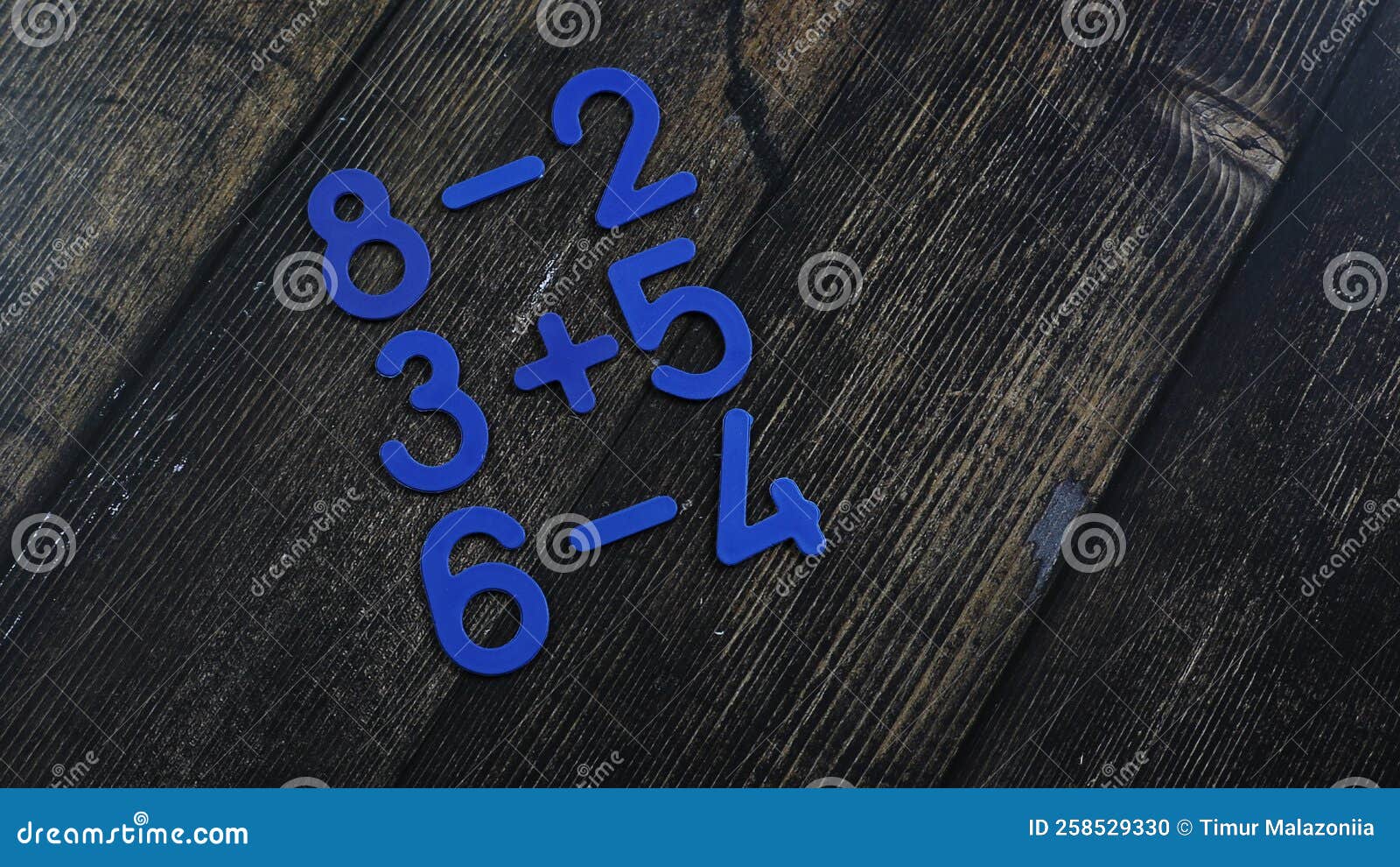Task in Mathematics. Mathematics Problem for Children Stock Photo ...