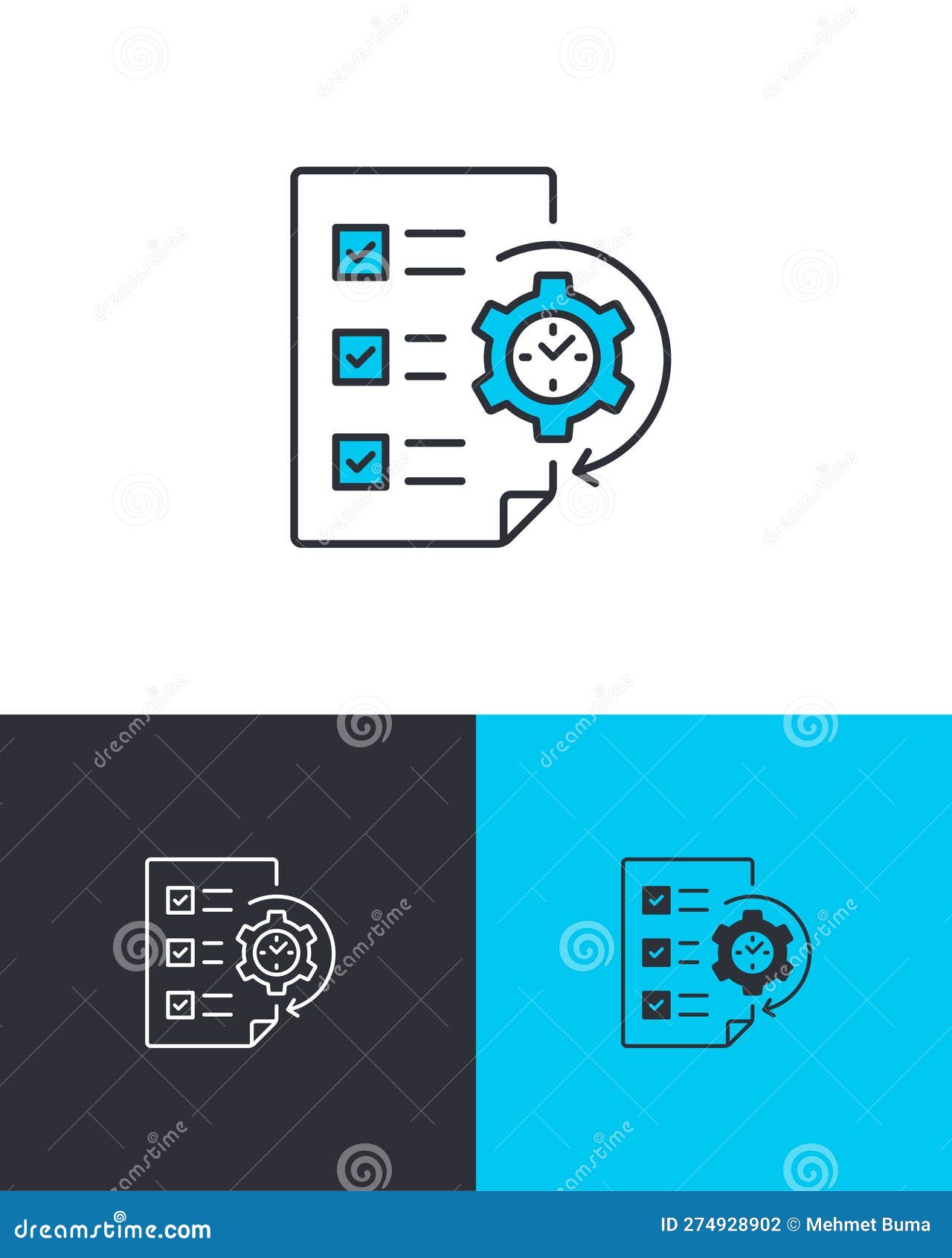 Task Planning, Businessmen Look At Calendar, Time Management ...
