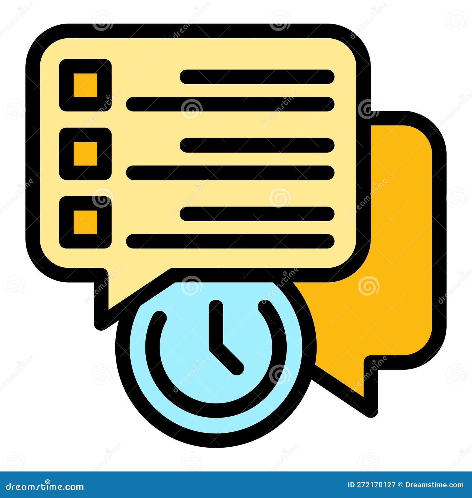 Task Schedule Icons Set Vector Outline | CartoonDealer.com #250409820