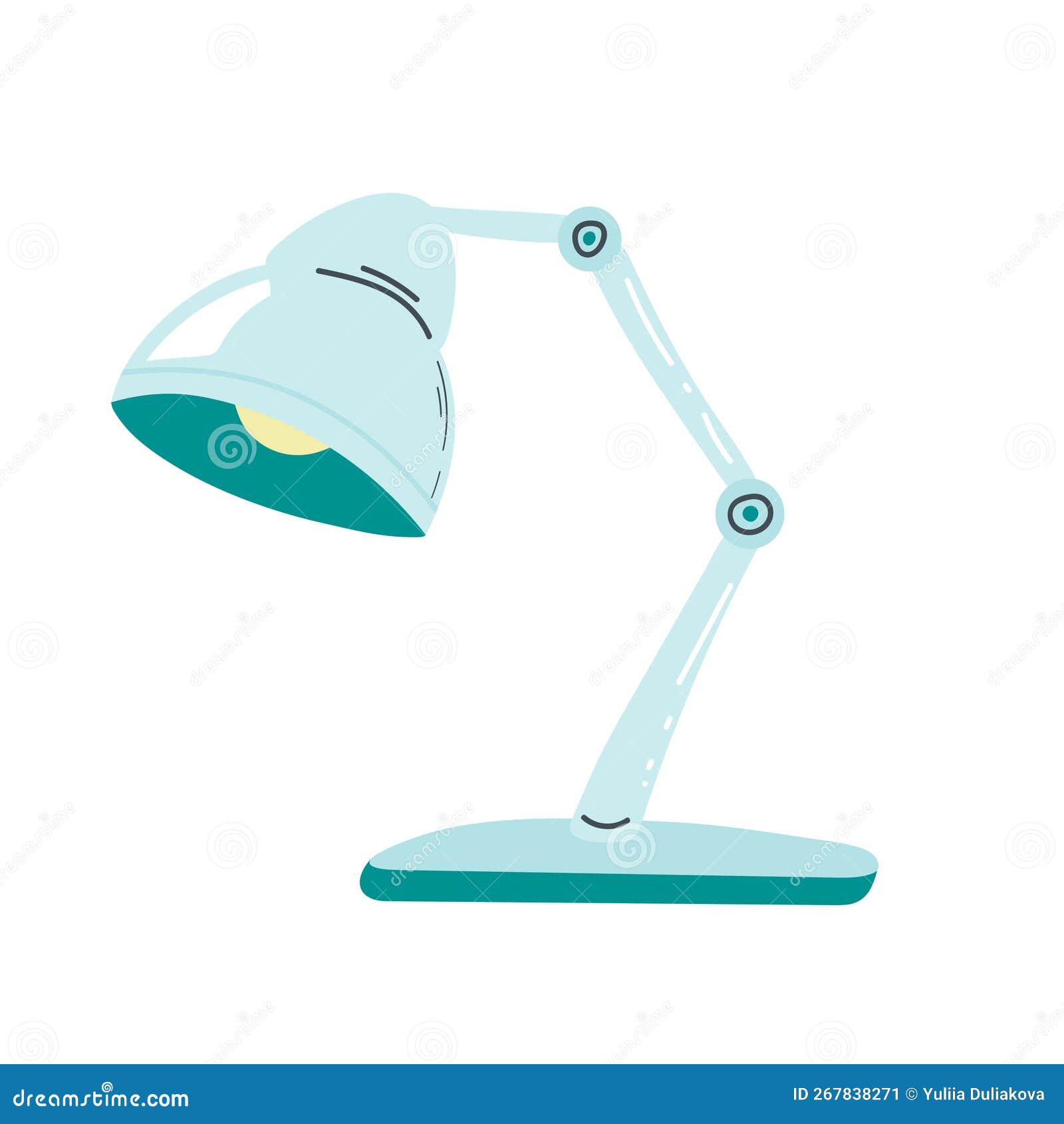 Task Table Desk Lamp Sample Model Vintage Cone Shade with Brass Arm ...