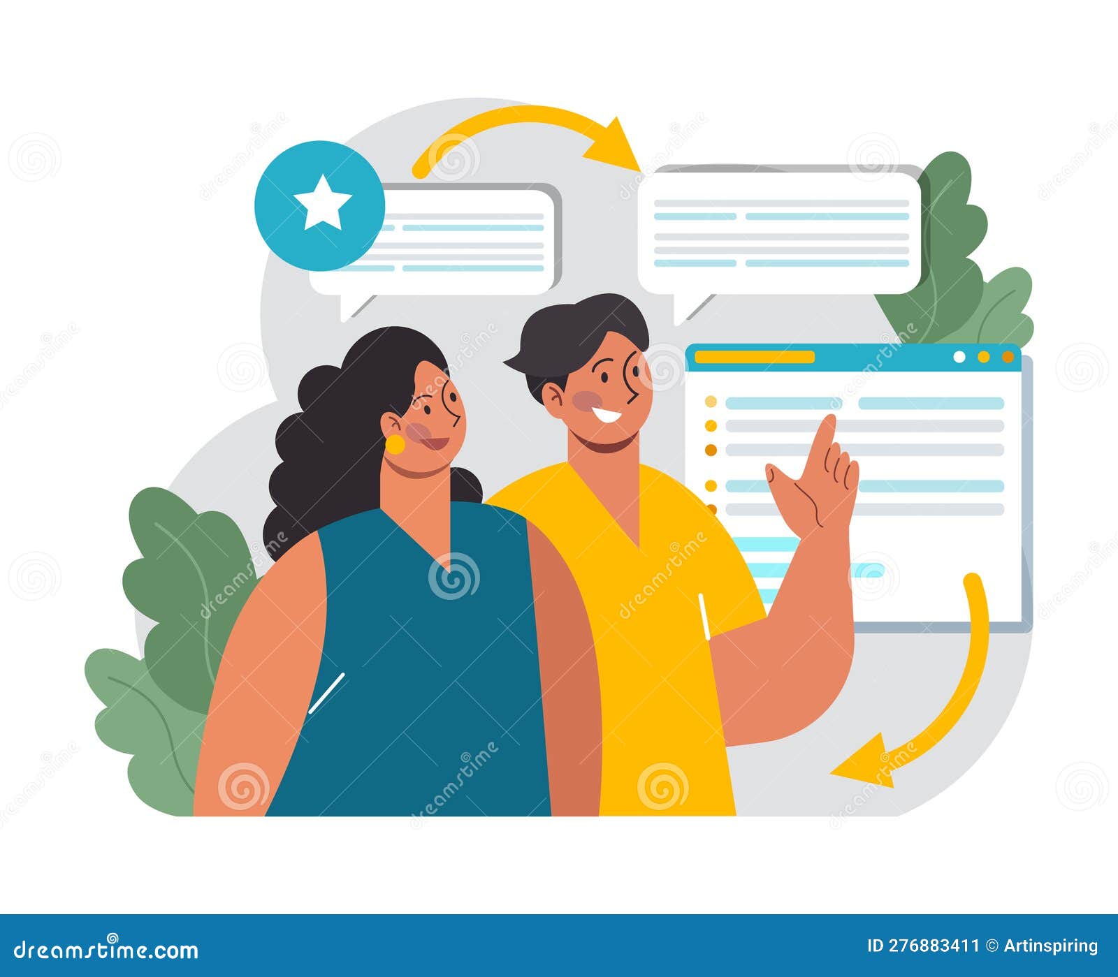 Tasking. Setting and Following Schedule Stock Vector - Illustration of ...