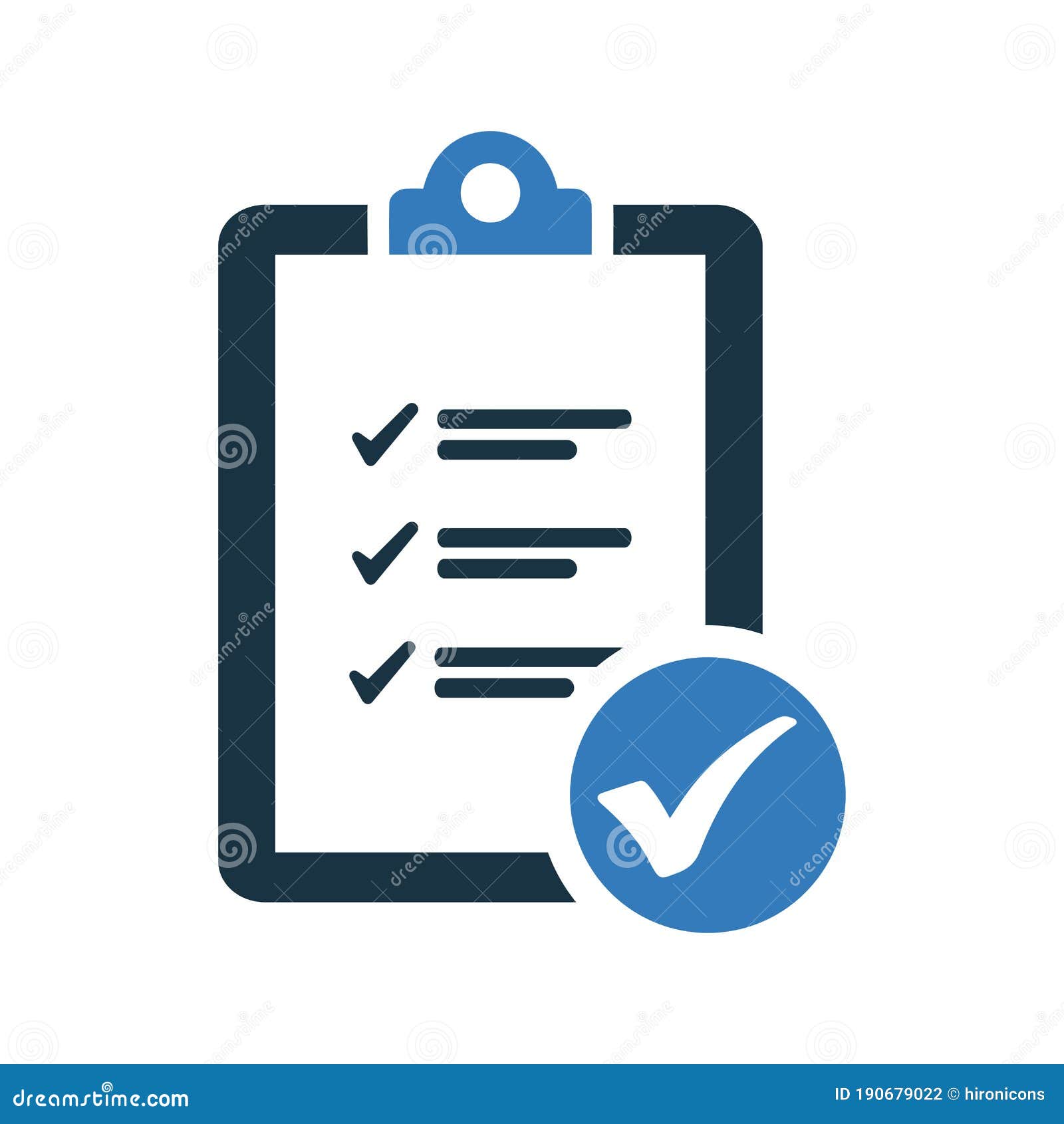 Tasks Check, Checklist Icon Design Stock Vector - Illustration of task ...