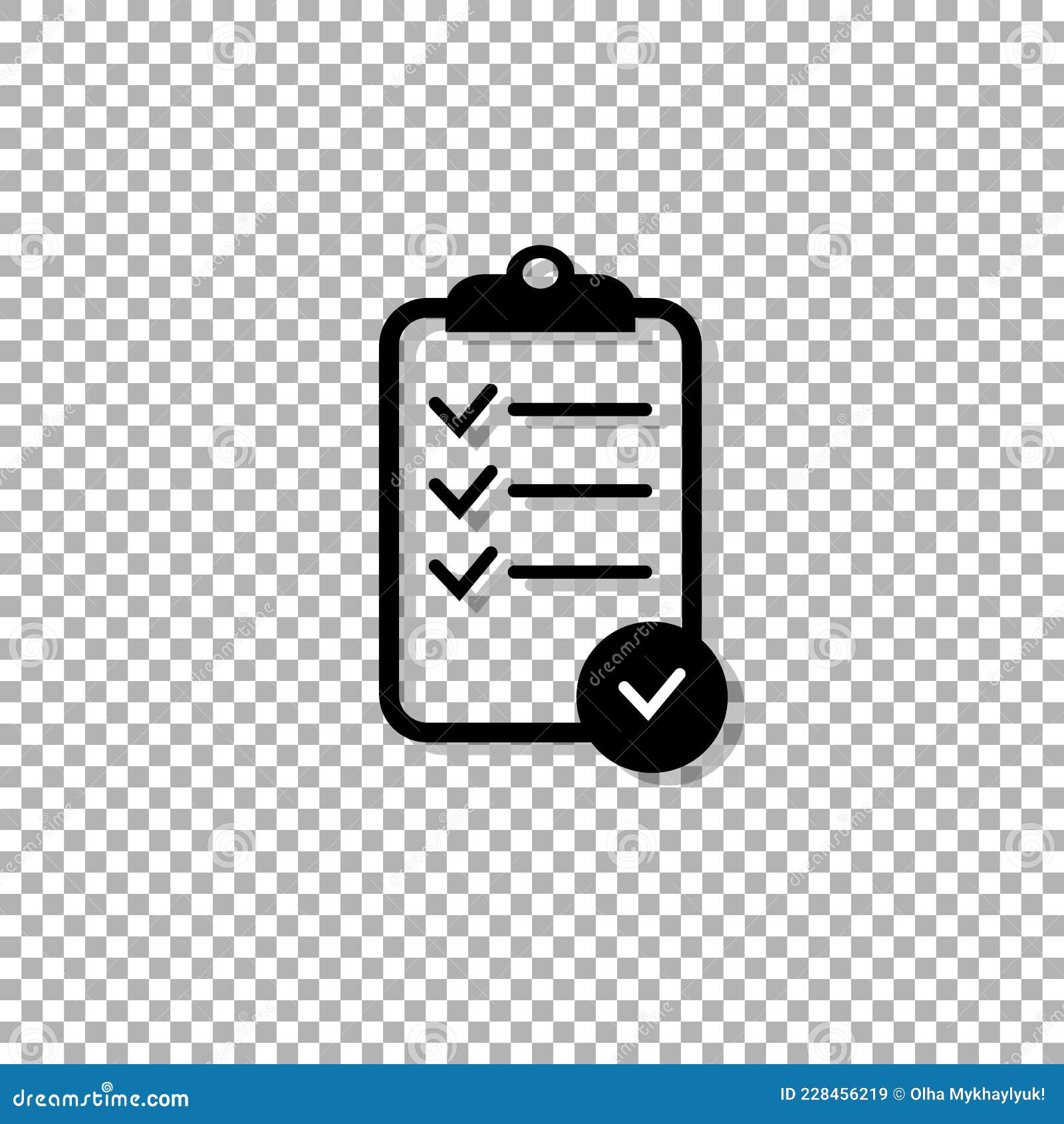 Tasks. Clipboard Icon. Task Done. Signed Approved Document Icon ...