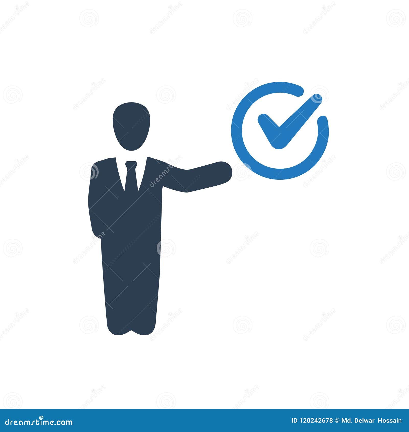 Tasks Completed Icon stock vector. Illustration of symbol - 120242678