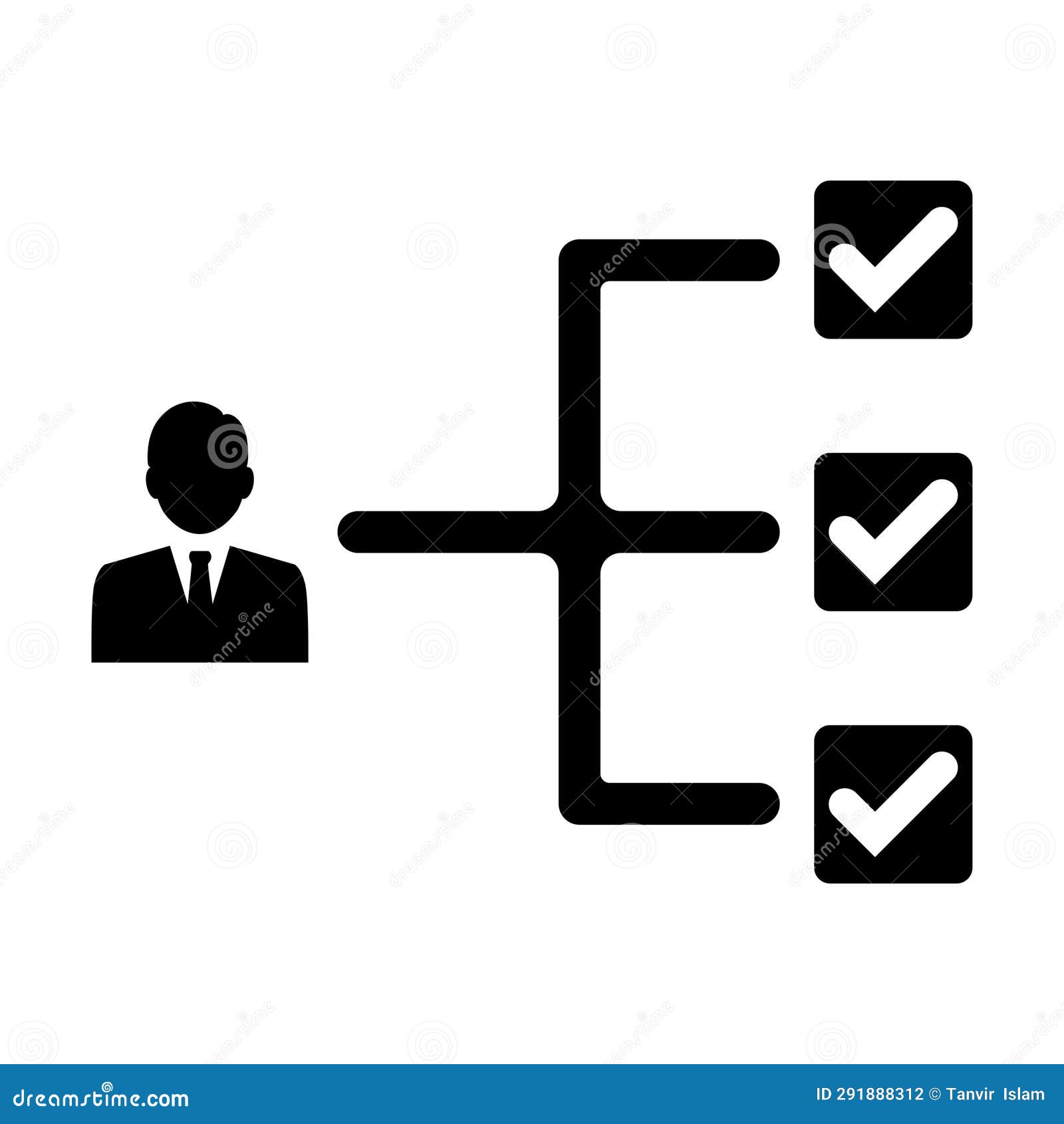 Tasks Completed Icon stock illustration. Illustration of vector - 291888312