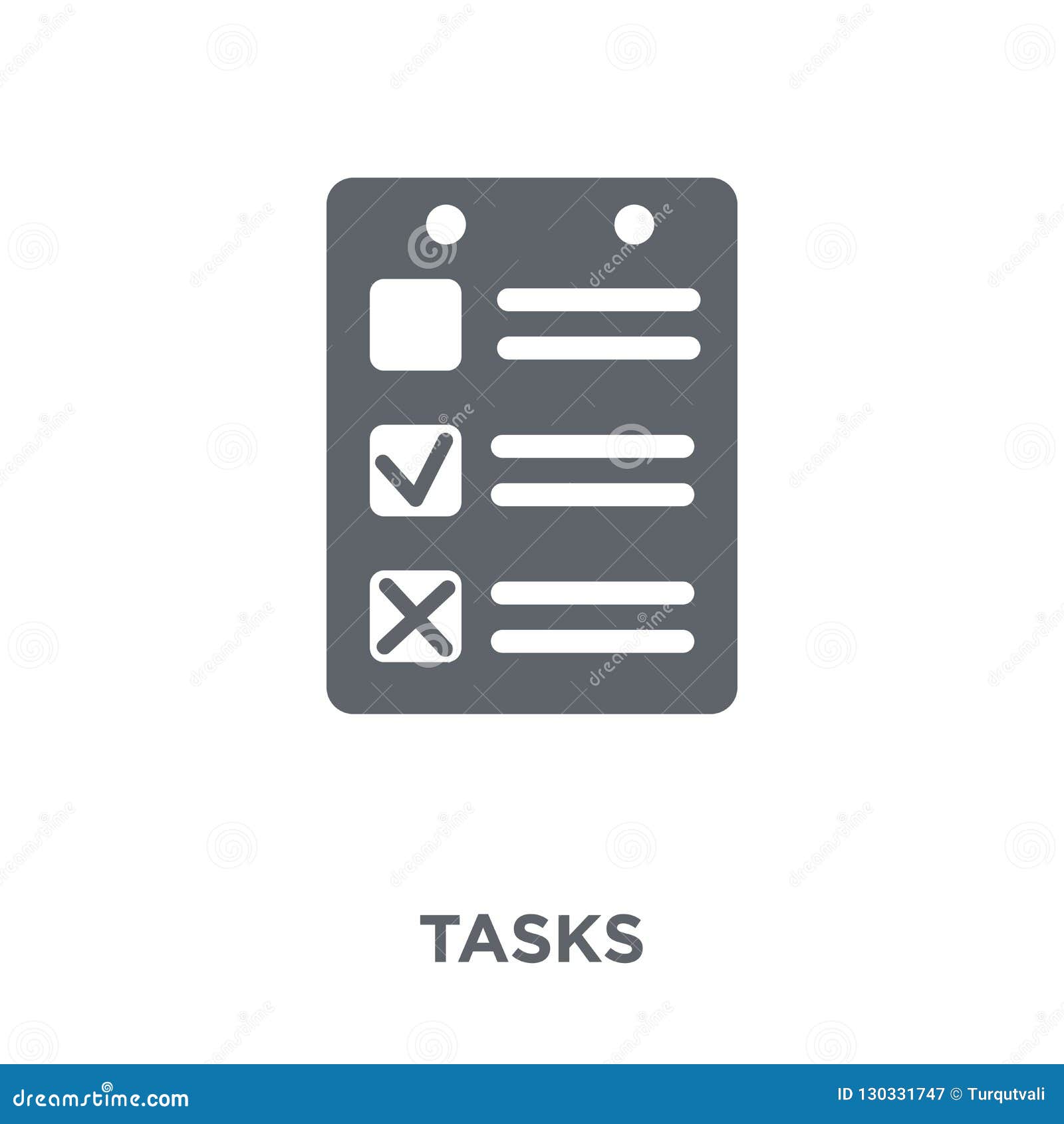 Tasks Icon From Collection. Stock Vector - Illustration of test ...