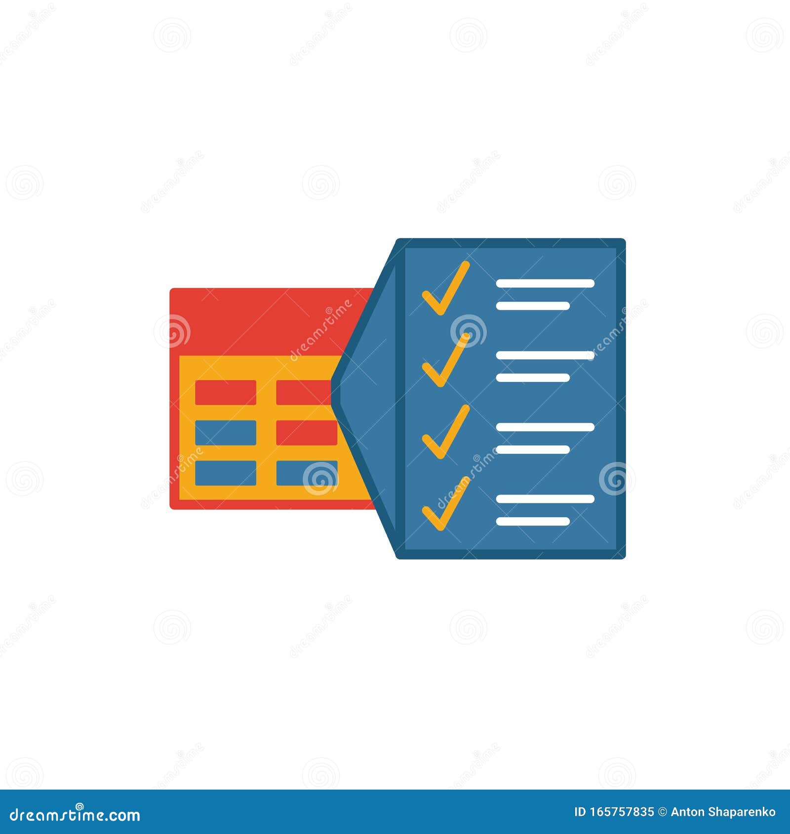 Daily Tasks Icon. Simple Element from Productivity Icons Collection ...