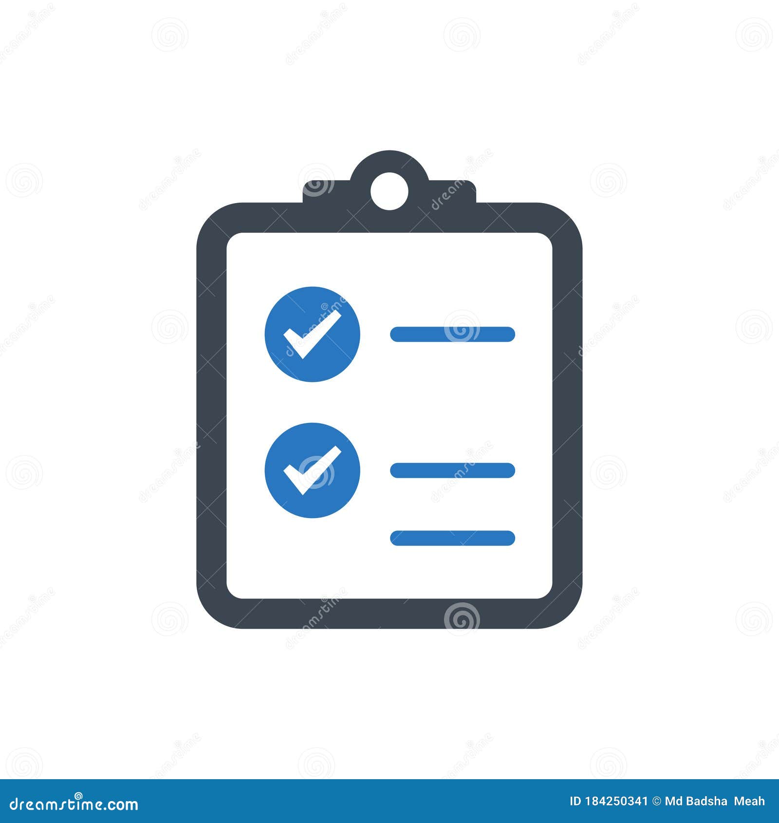 Tasks list icon stock vector. Illustration of tasks - 184250341