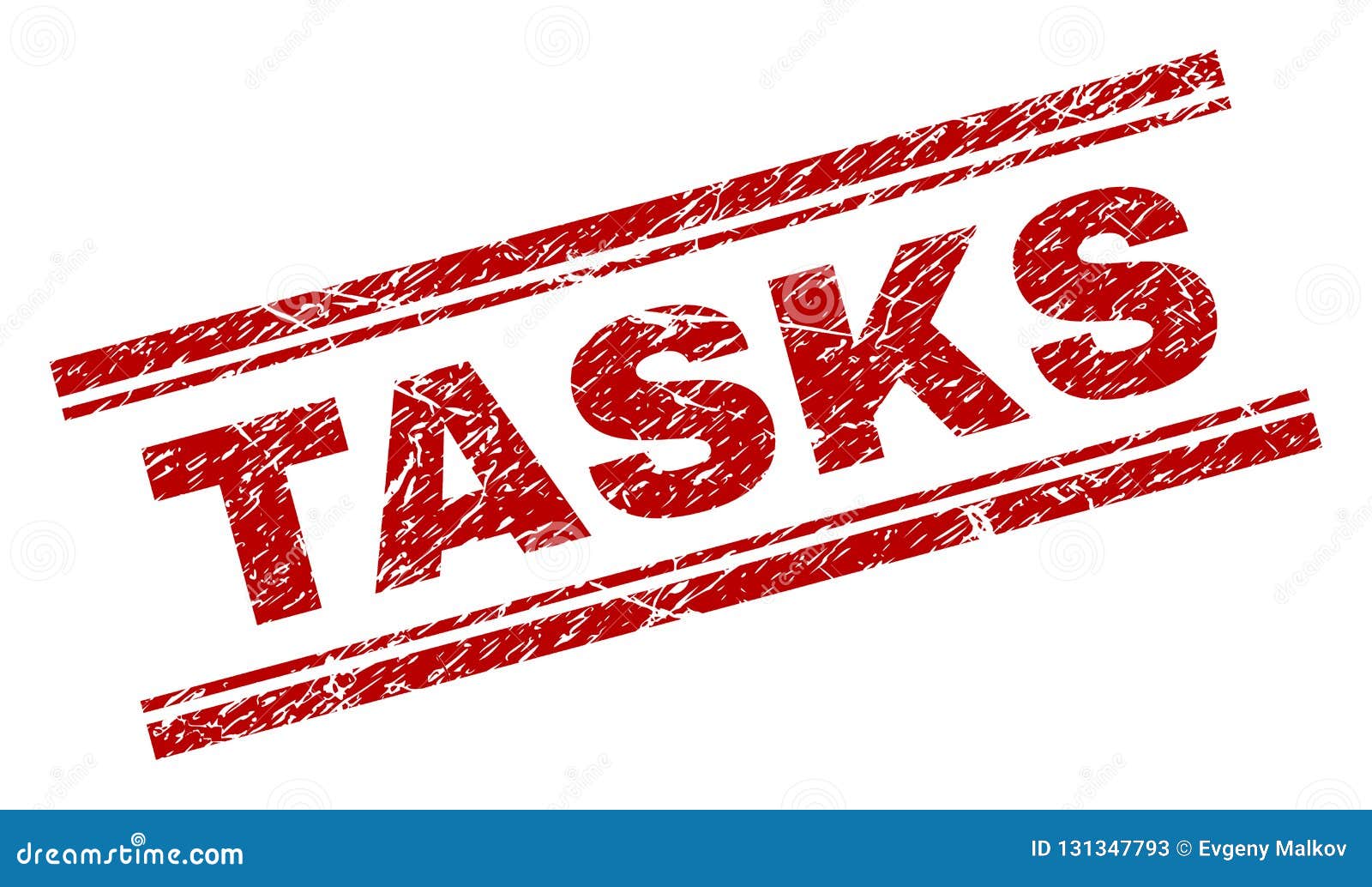 Grunge Textured TASKS Stamp Seal Stock Vector - Illustration of text ...