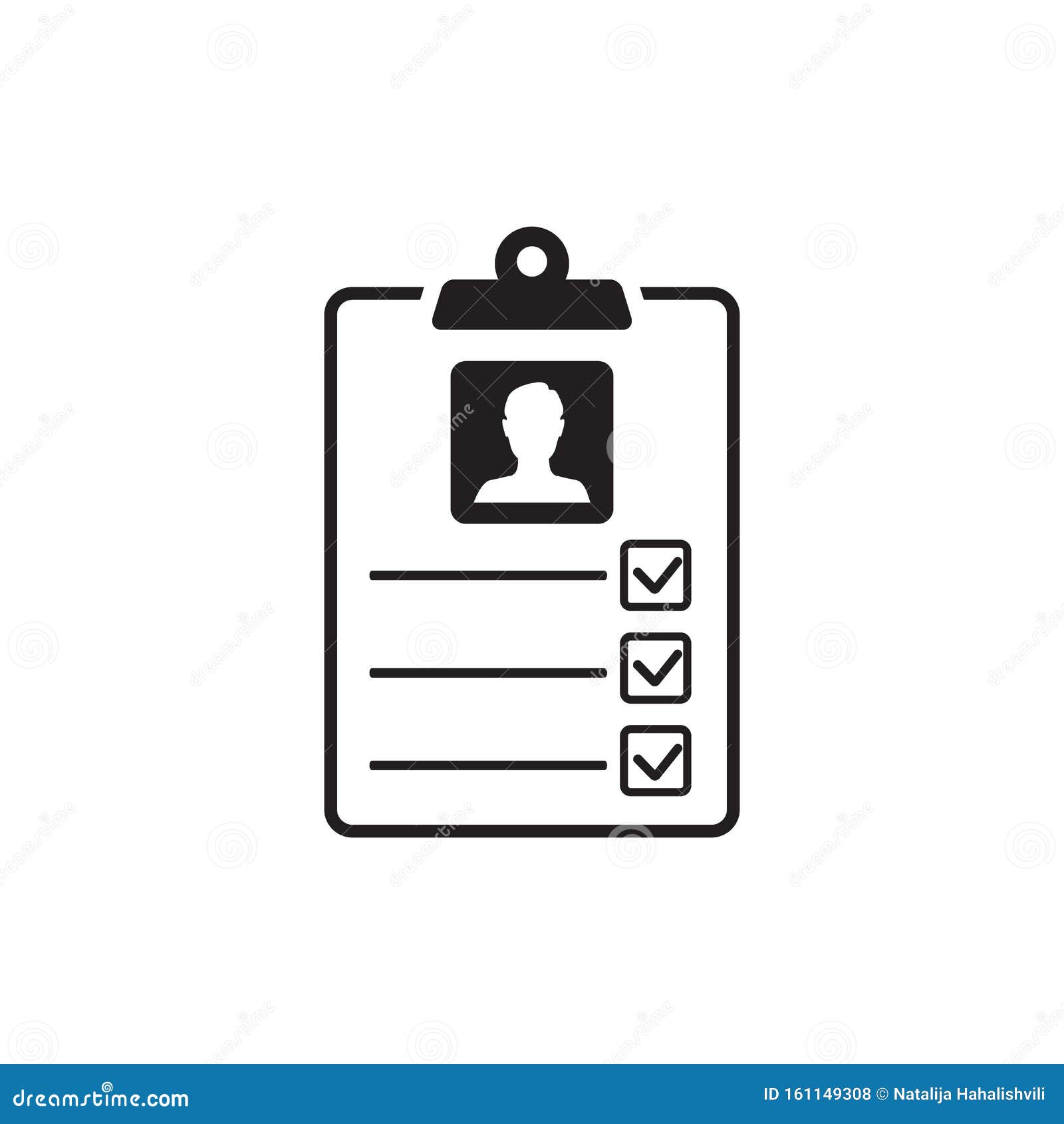 Tasks Symbol Vector Sign Isolated on White Background. Simple Logo ...