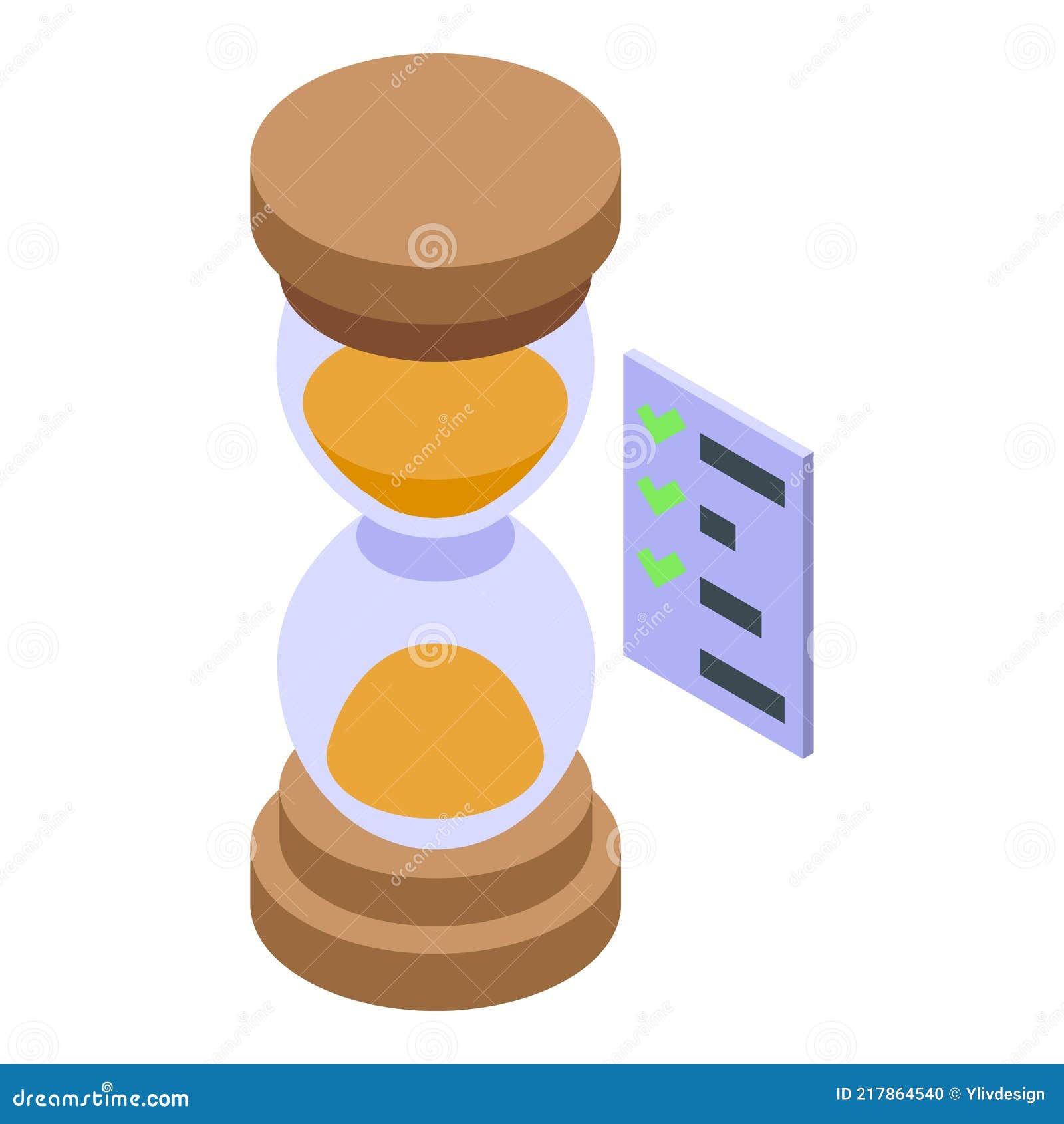 Tasks Time Icon, Isometric Style Stock Vector - Illustration of ...