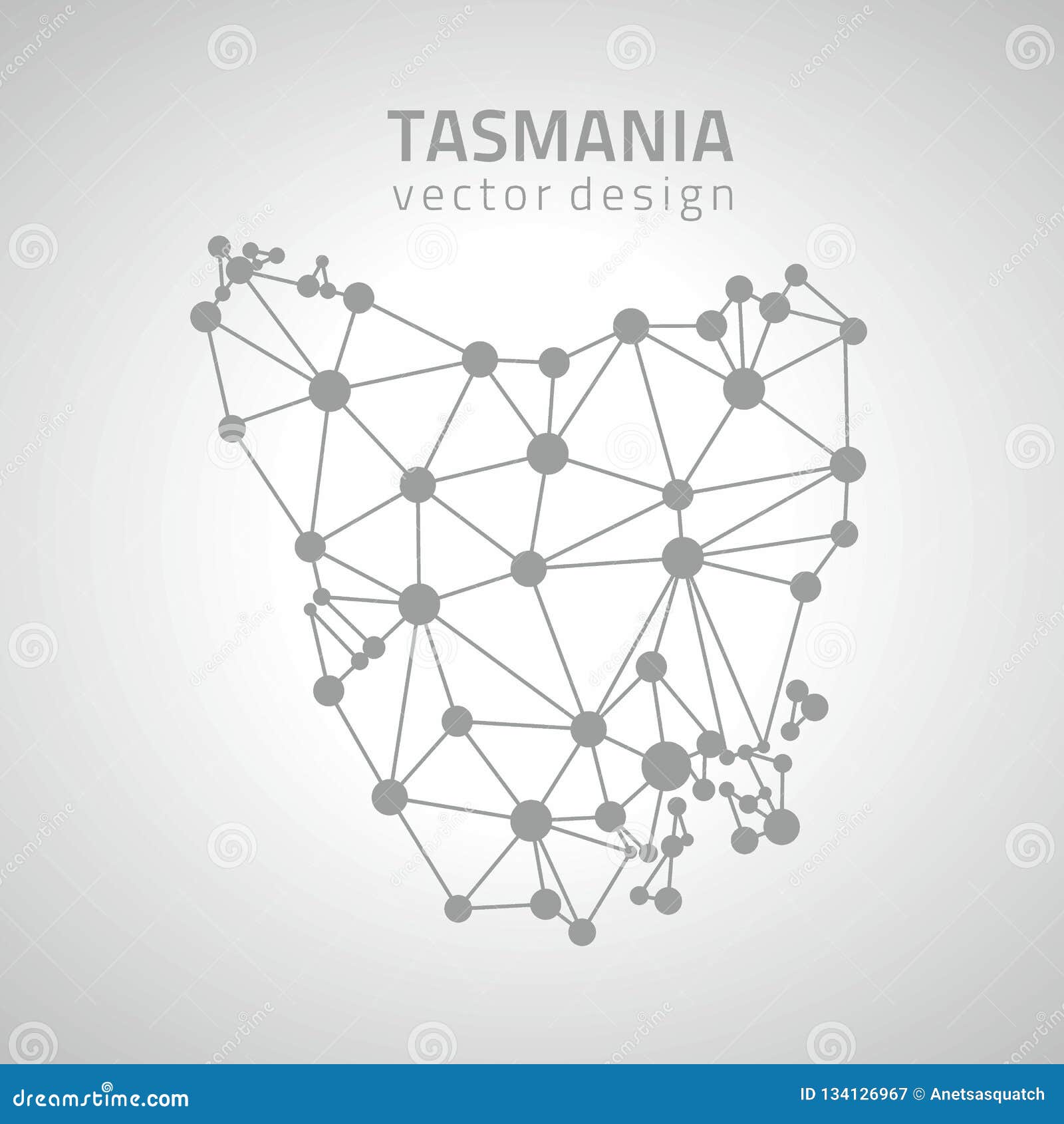Tasmania Grey Dot Outline Vector Triangle Map | CartoonDealer.com ... Tasmania Grey Dot Outline Vector Triangle Map | CartoonDealer.com ...