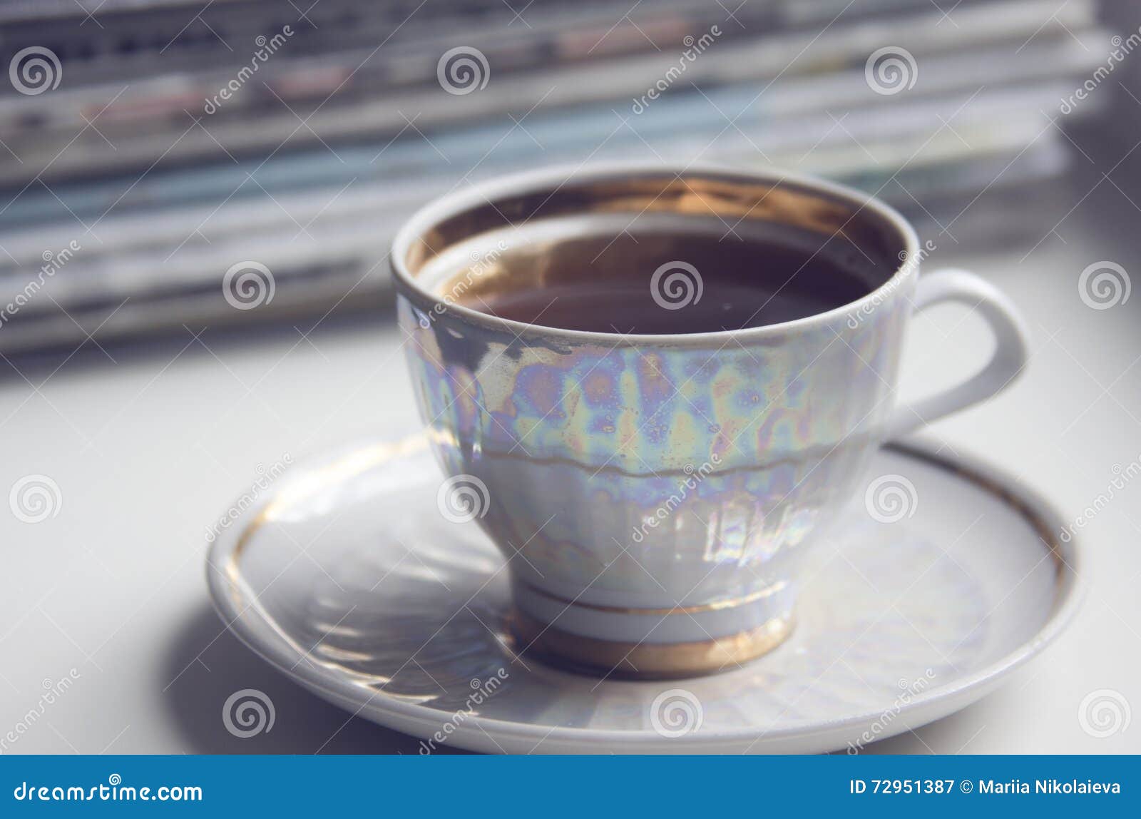 Tasse De Matin De Coffe (expresso) Image stock - Image du expresso ...