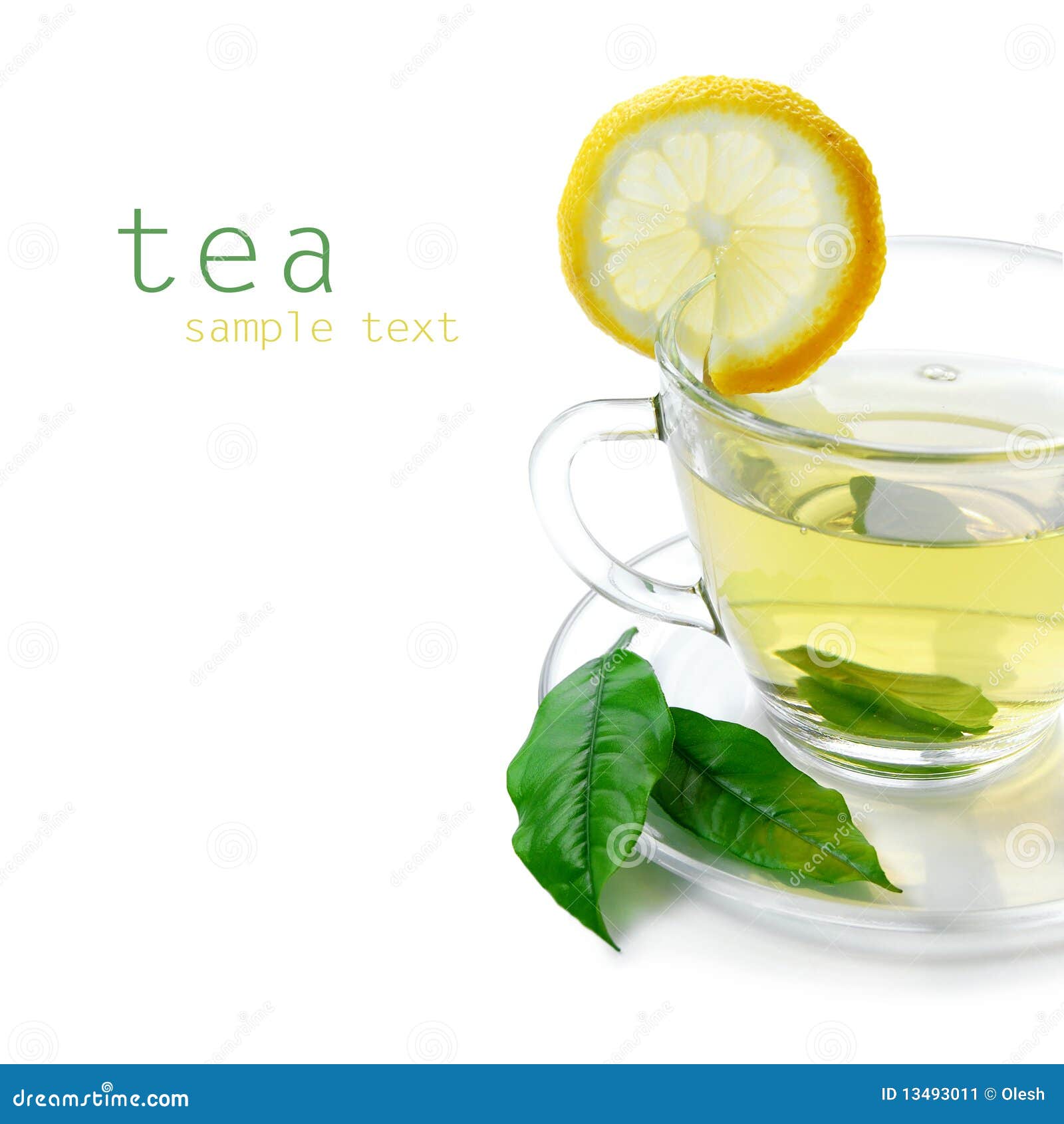 Tasse Tee mit Zitrone stockbild. Bild von nahaufnahme - 13493011