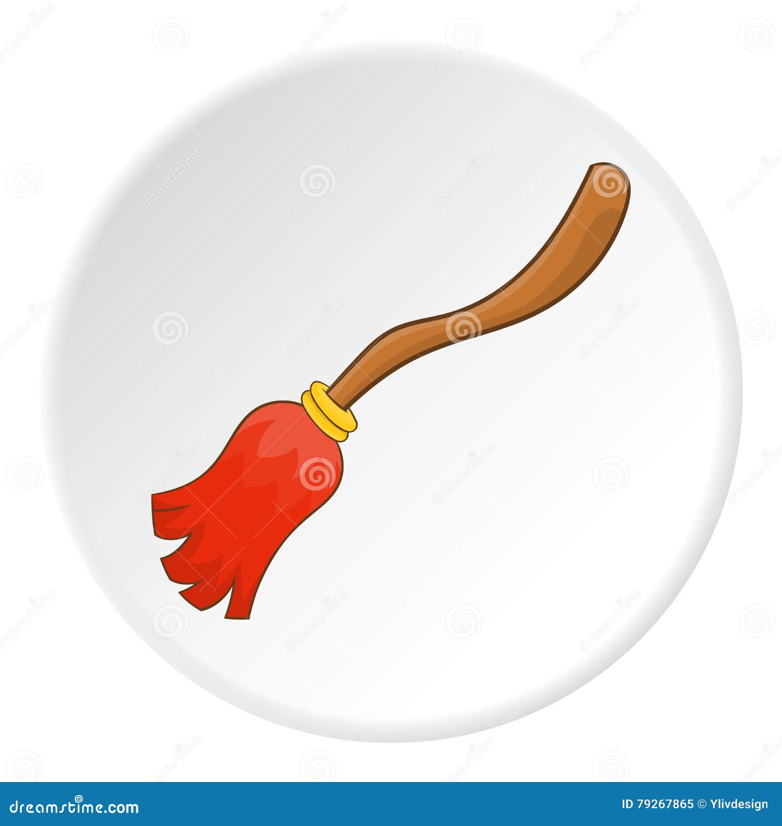 Tassel icon, flat style stock vector. Illustration of long - 79267865