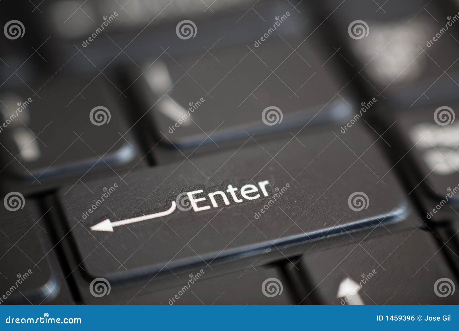 Tastatur ENTER-Taste stockfoto. Bild von tasten, prozessor - 1459396