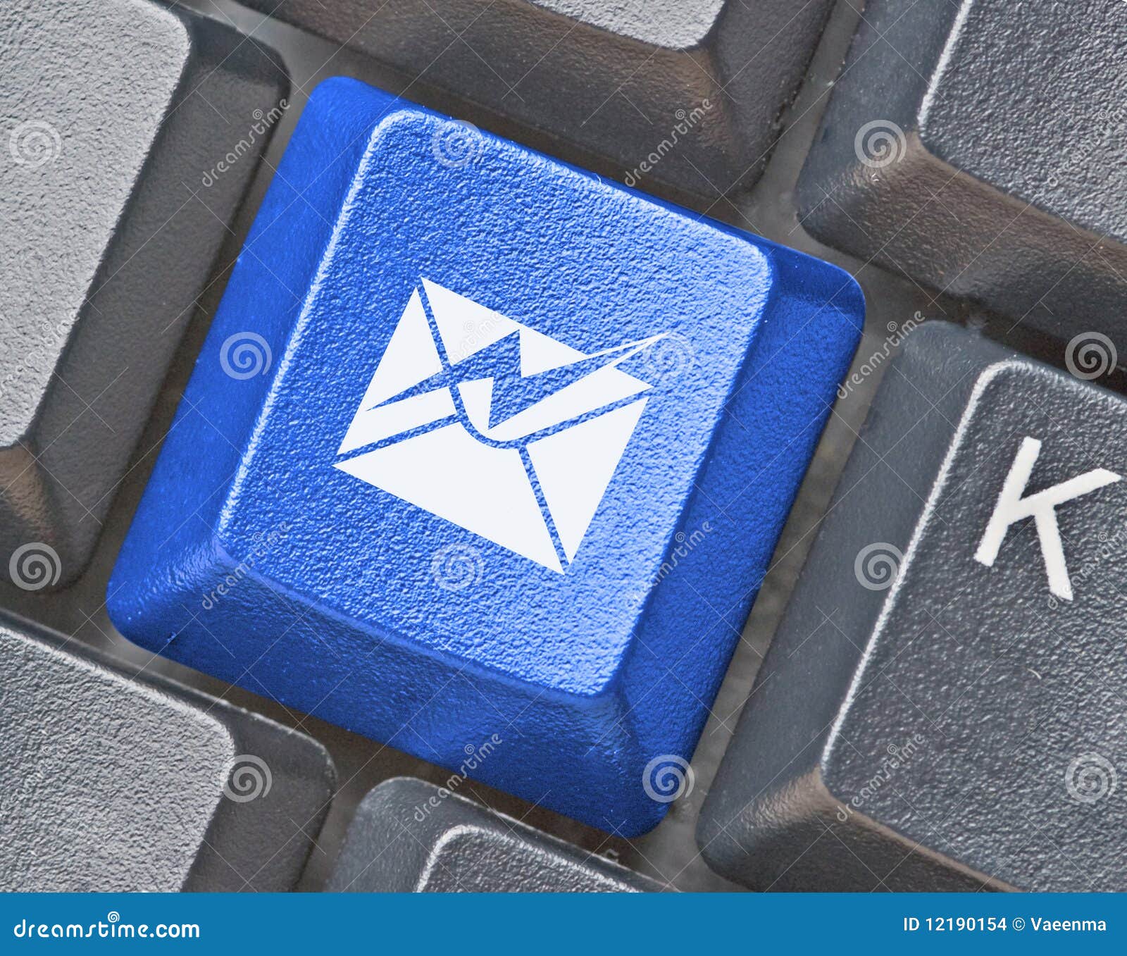 Tastatur Mit Taste Mit EMail-Symbol Stockfoto - Bild von senden ...