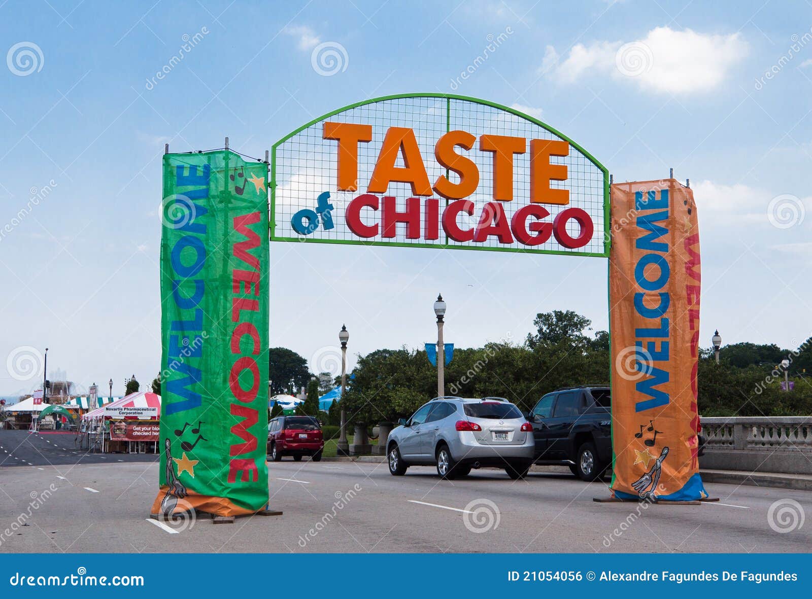 Taste of Chicago Party editorial photo. Image of millenium - 21054056