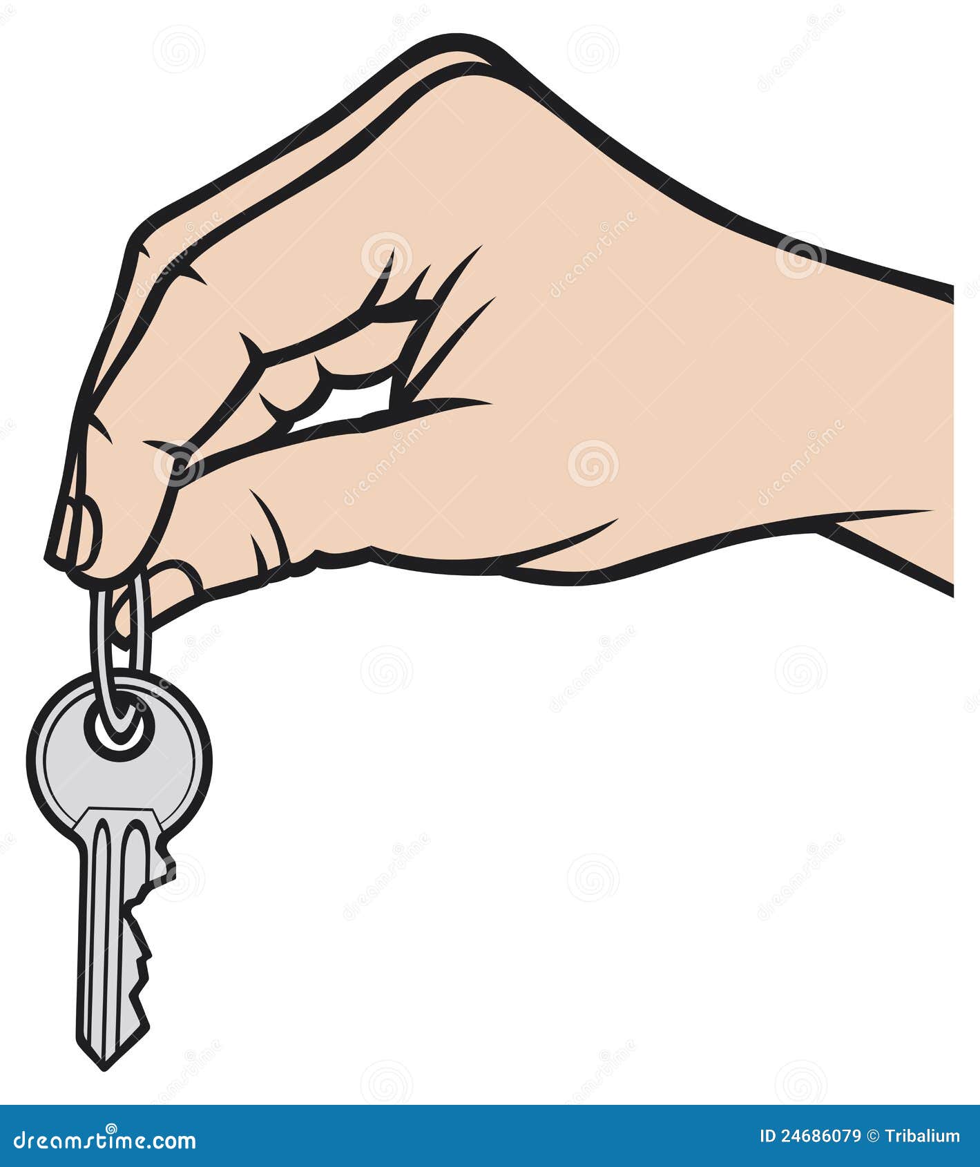 Taste in der Hand vektor abbildung. Illustration von bewegung - 24686079