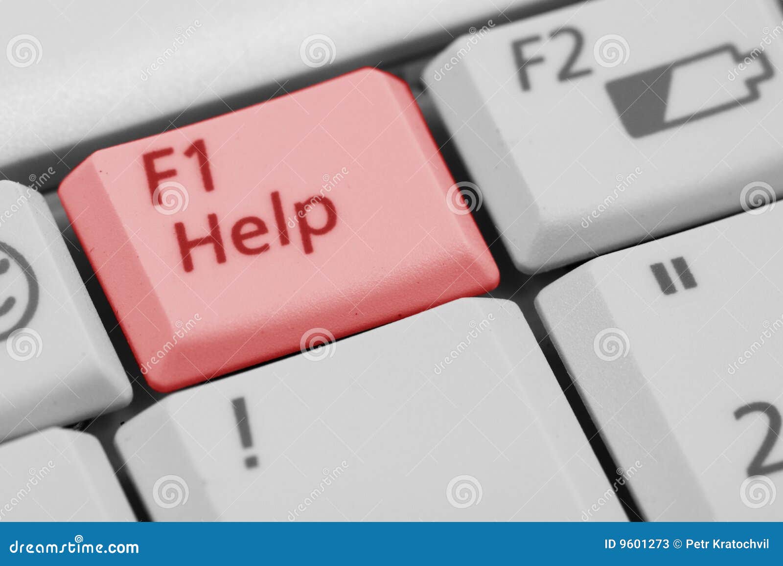 Taste der Hilfe F1 stockbild. Bild von hilfe, zeichen - 9601273