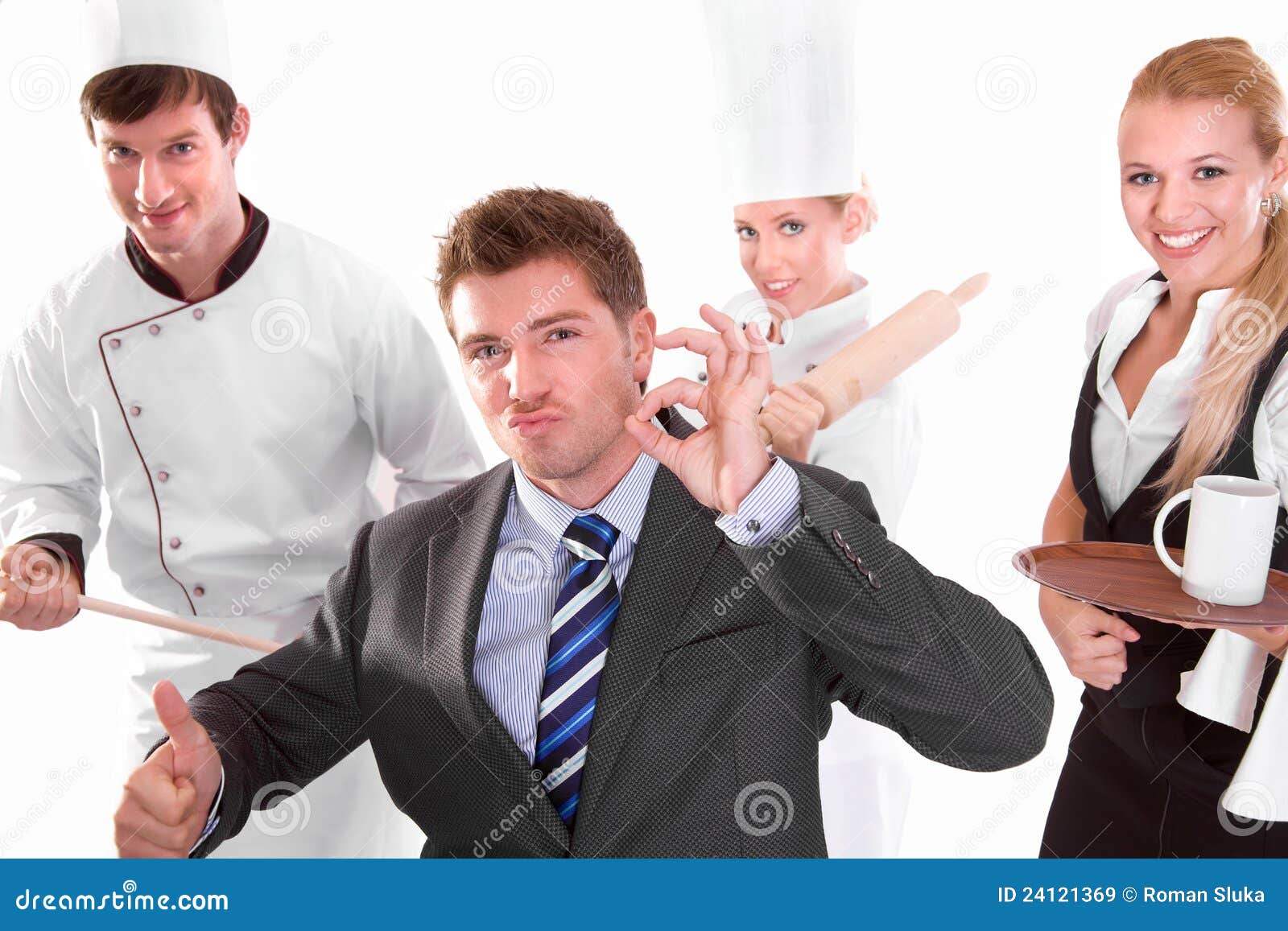 It taste good stock image. Image of chef, female, kitchen - 24121369