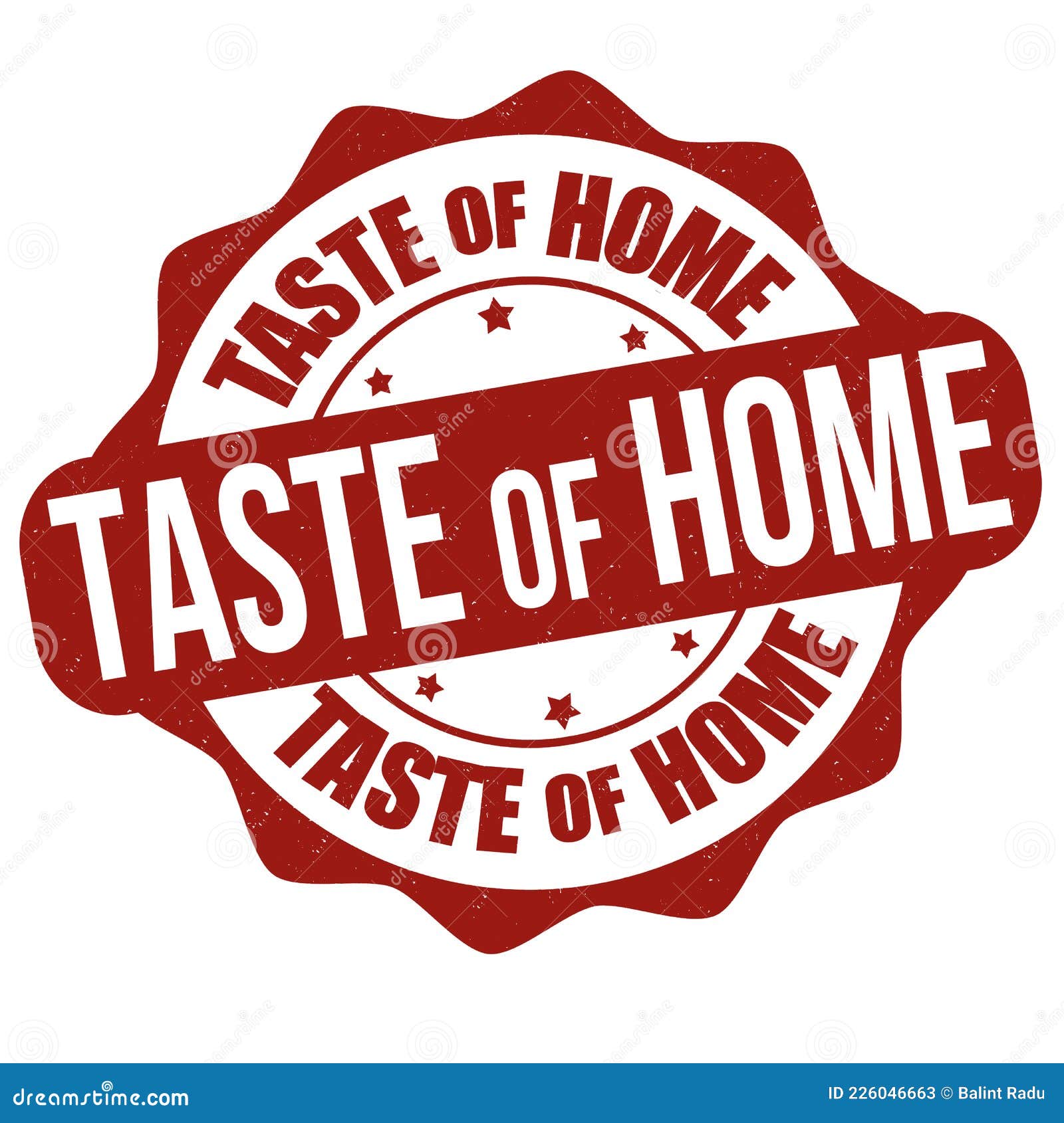 Taste of Home Grunge Rubber Stamp Stock Vector - Illustration of ...