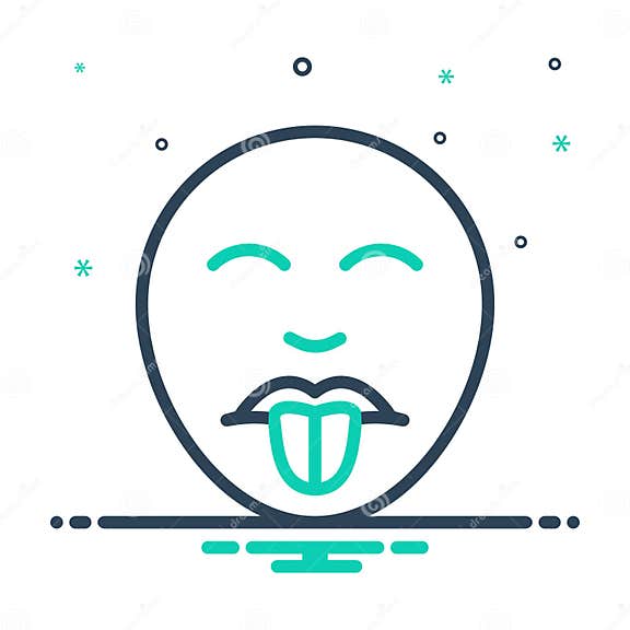 Mix Icon for Taste, Relish and Savor Stock Vector - Illustration of ...