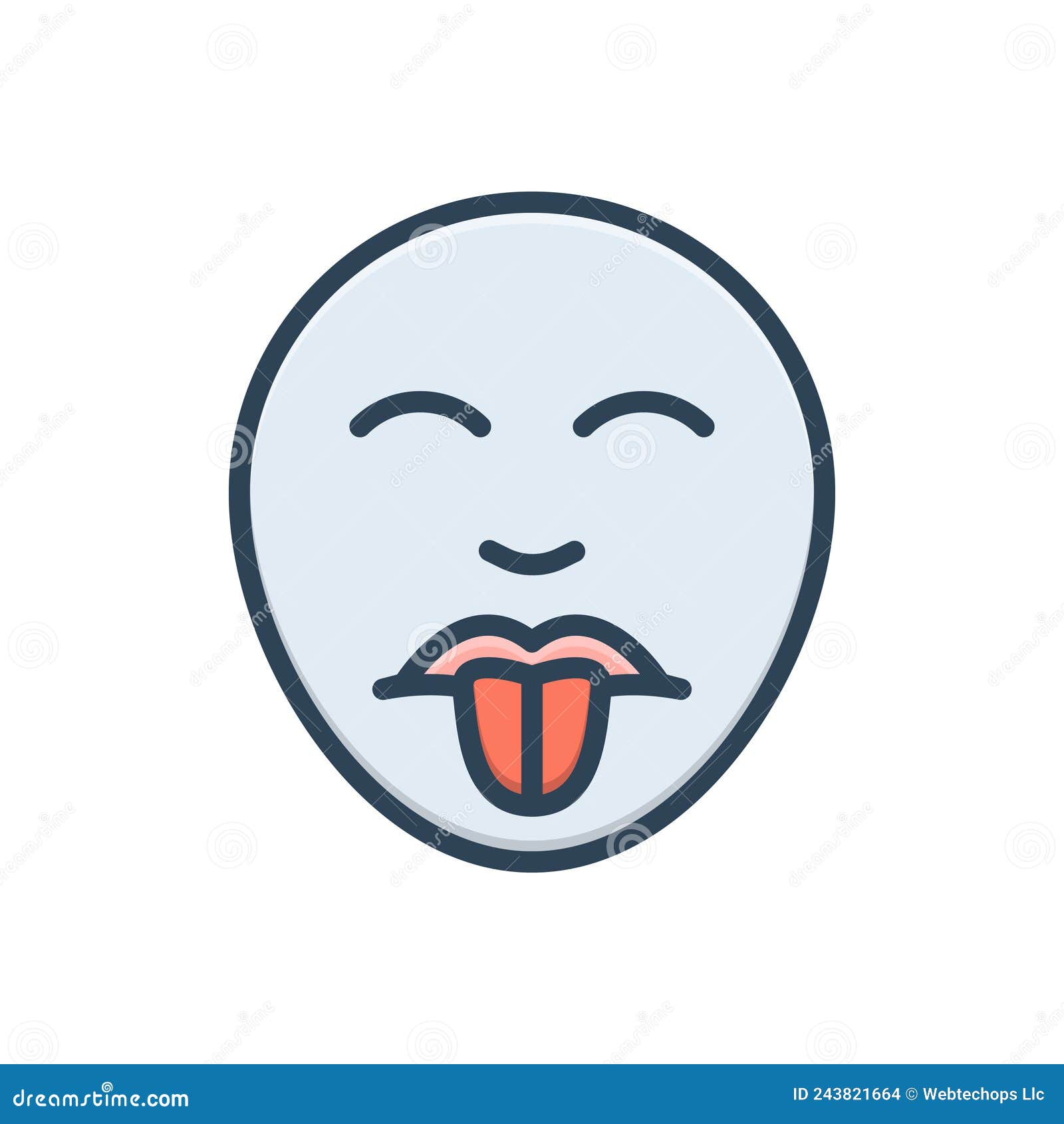 Color Illustration Icon for Taste, Relish and Savor Stock Illustration ...