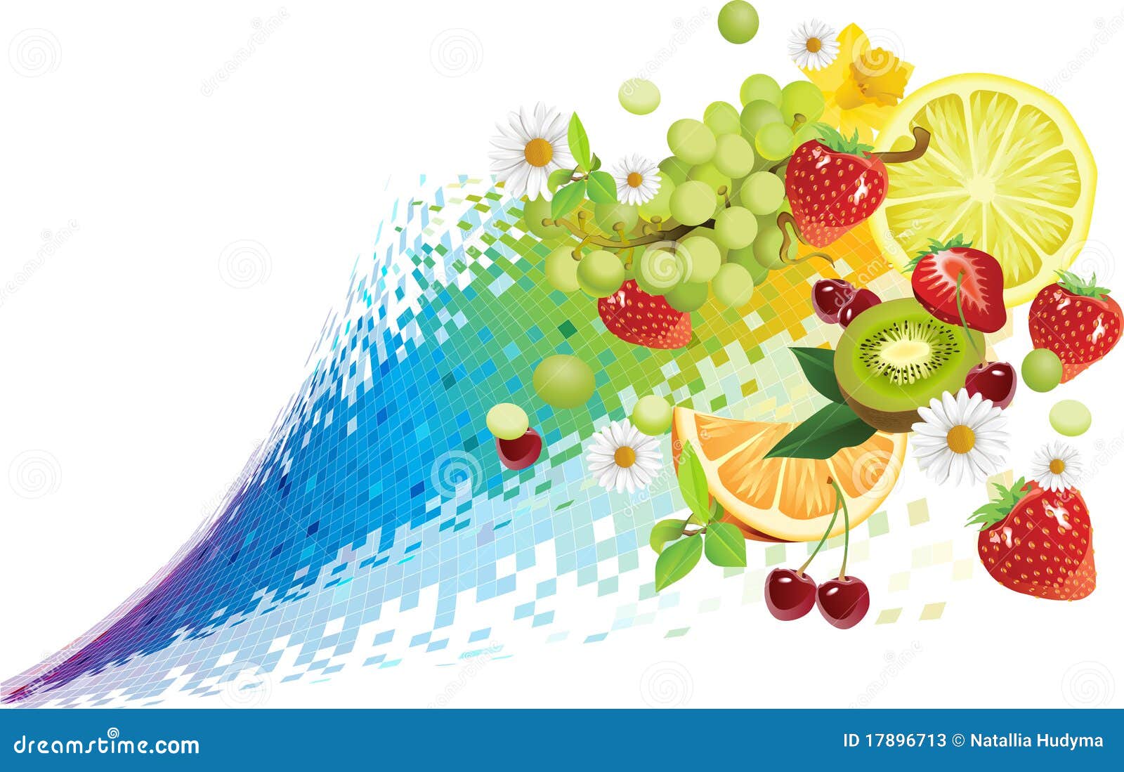 Taste of summer. stock vector. Illustration of healthy - 17896713