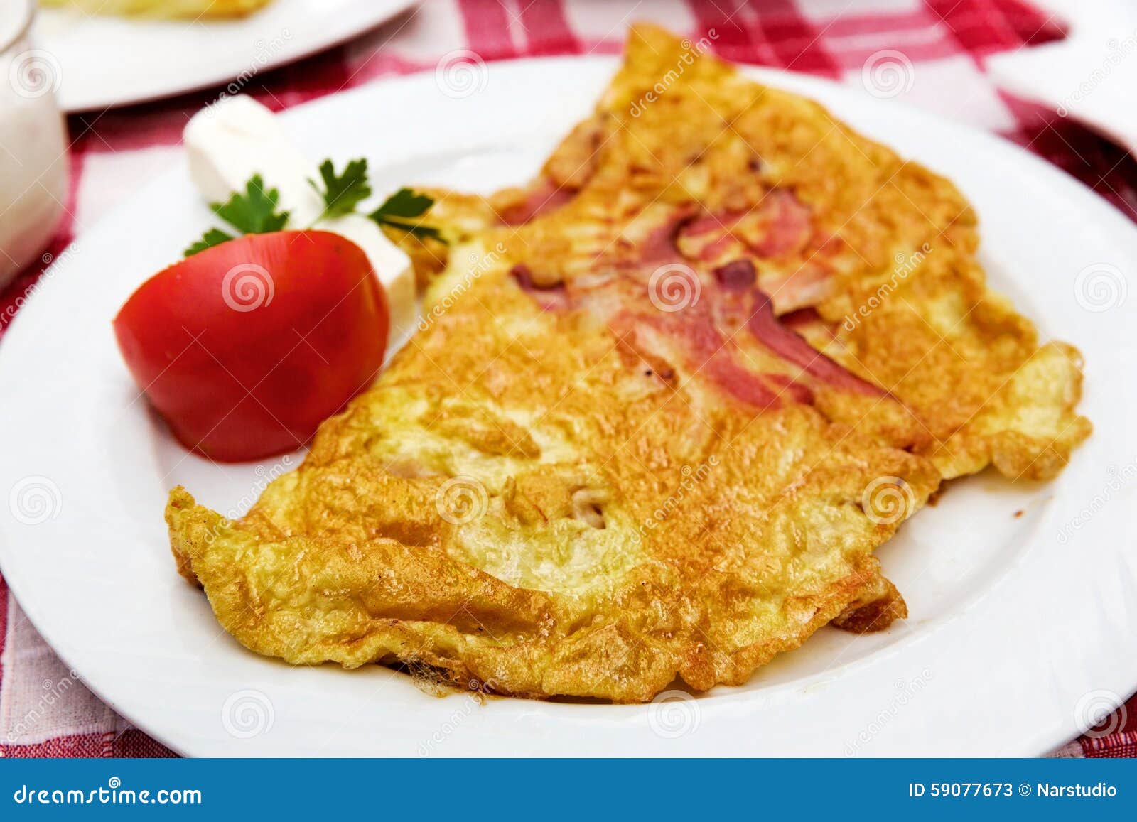 Tasteful Breakfast for One Person. Stock Image - Image of delicious ...