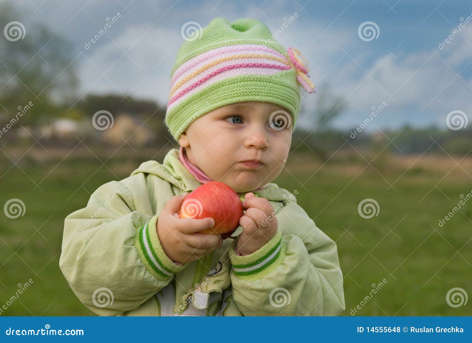 Tastelessly stock photo. Image of juicy, clouds, apple - 14555648